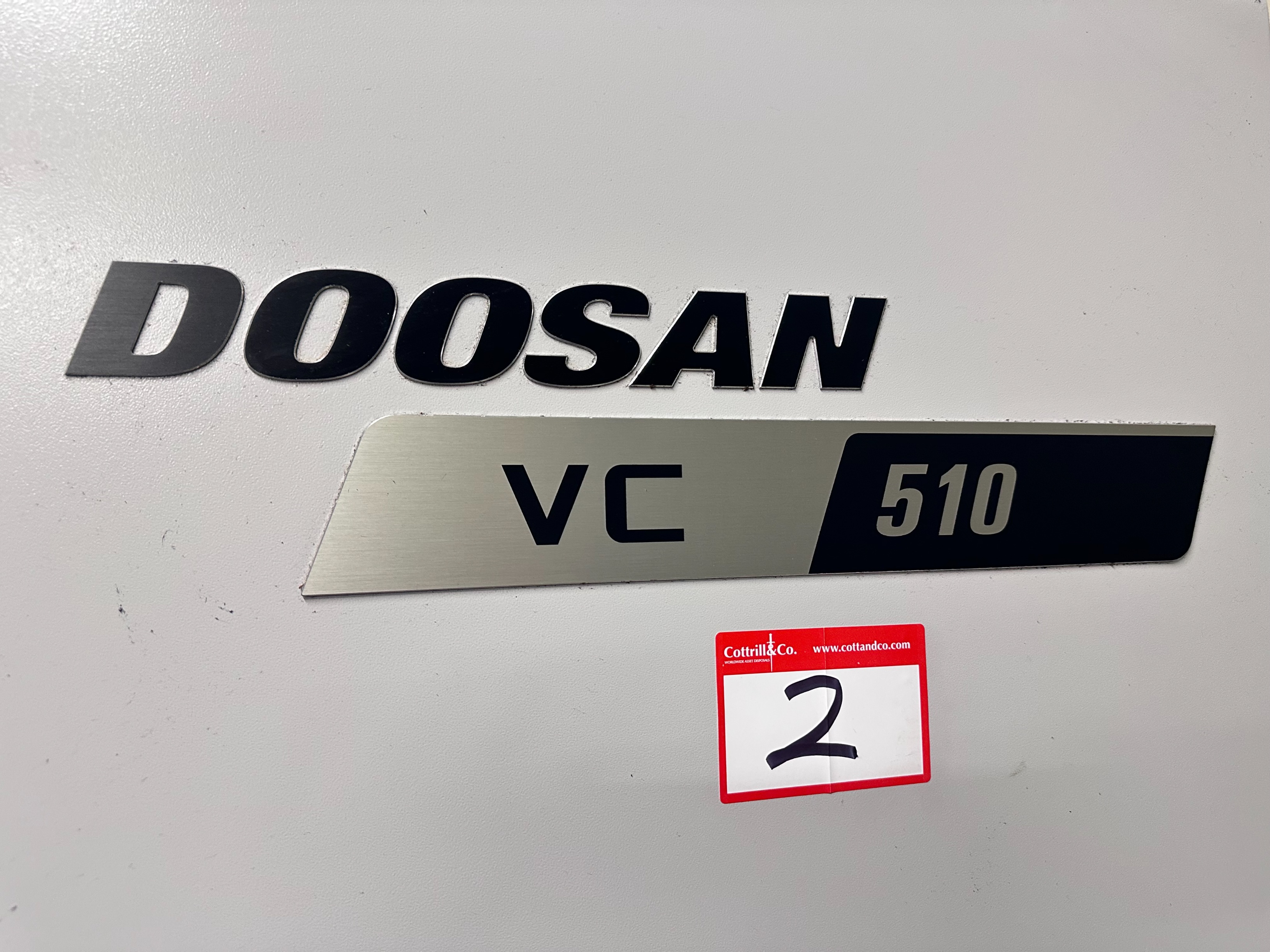 Doosan VC510 Twin Pallet Vertical Machining Centre (2017)
