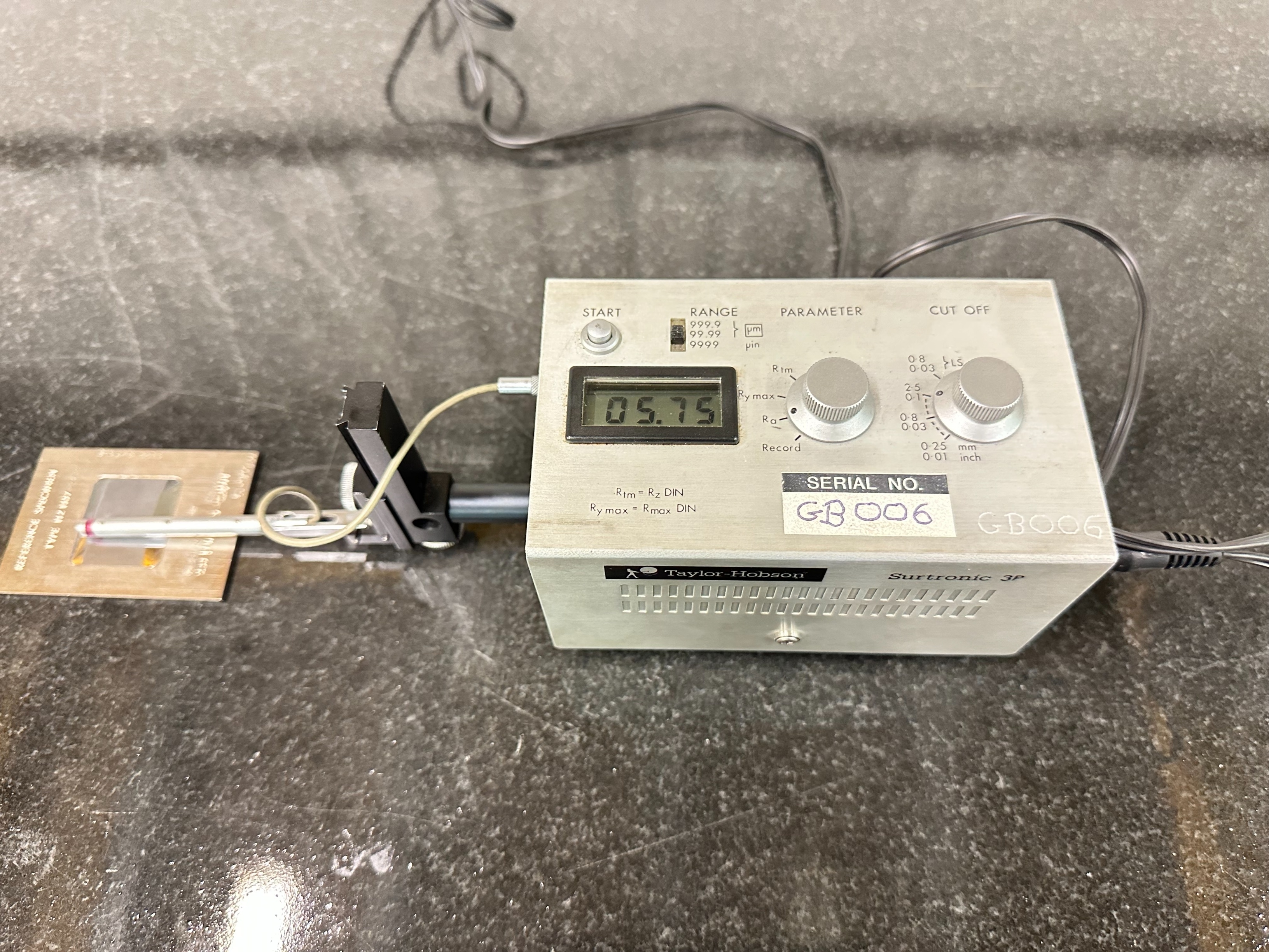 Taylor Hobson Surtronic 3P Surface Tester