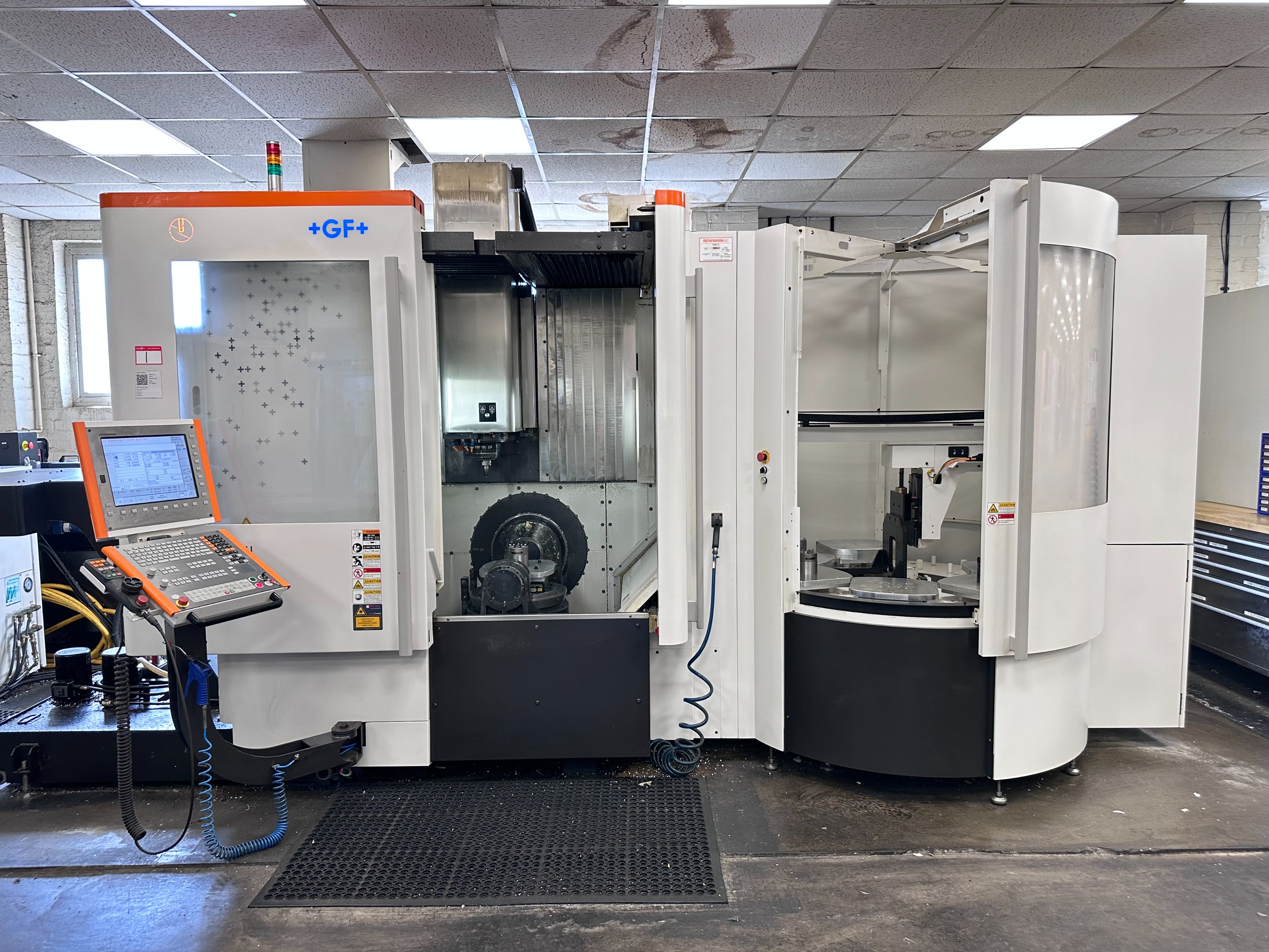 GF Agie Charmilles Mikron Mill E 500U 5-Axis Multi-Pallet Machining ...