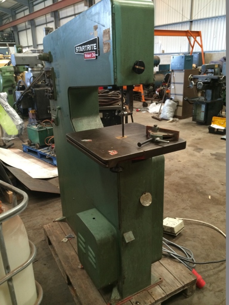 Startrite Model Volent 24, 24” Throat Depth Vertical Bandsaw