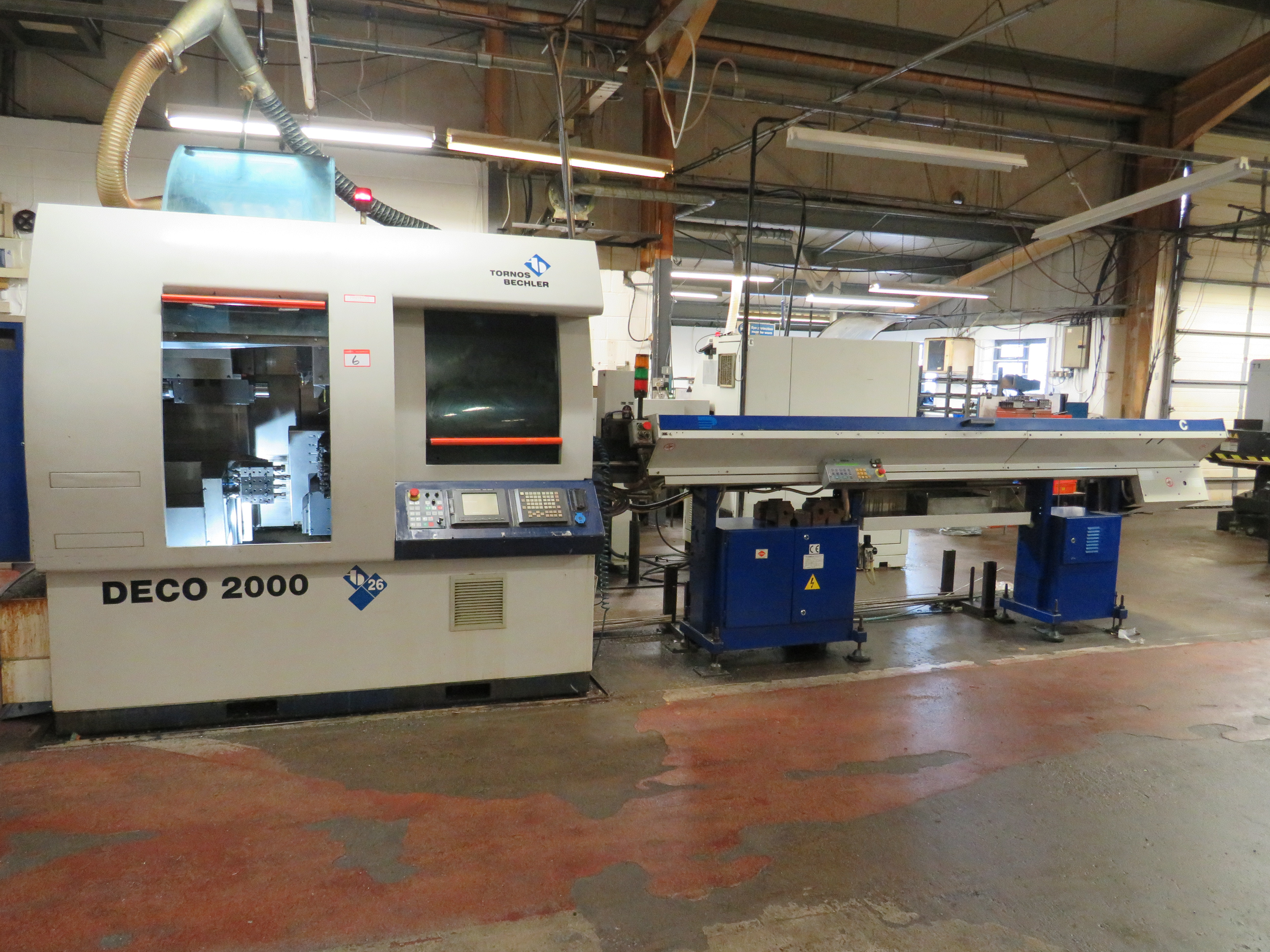 Tornos Deco 2000/26 Swiss Type CNC Lathe