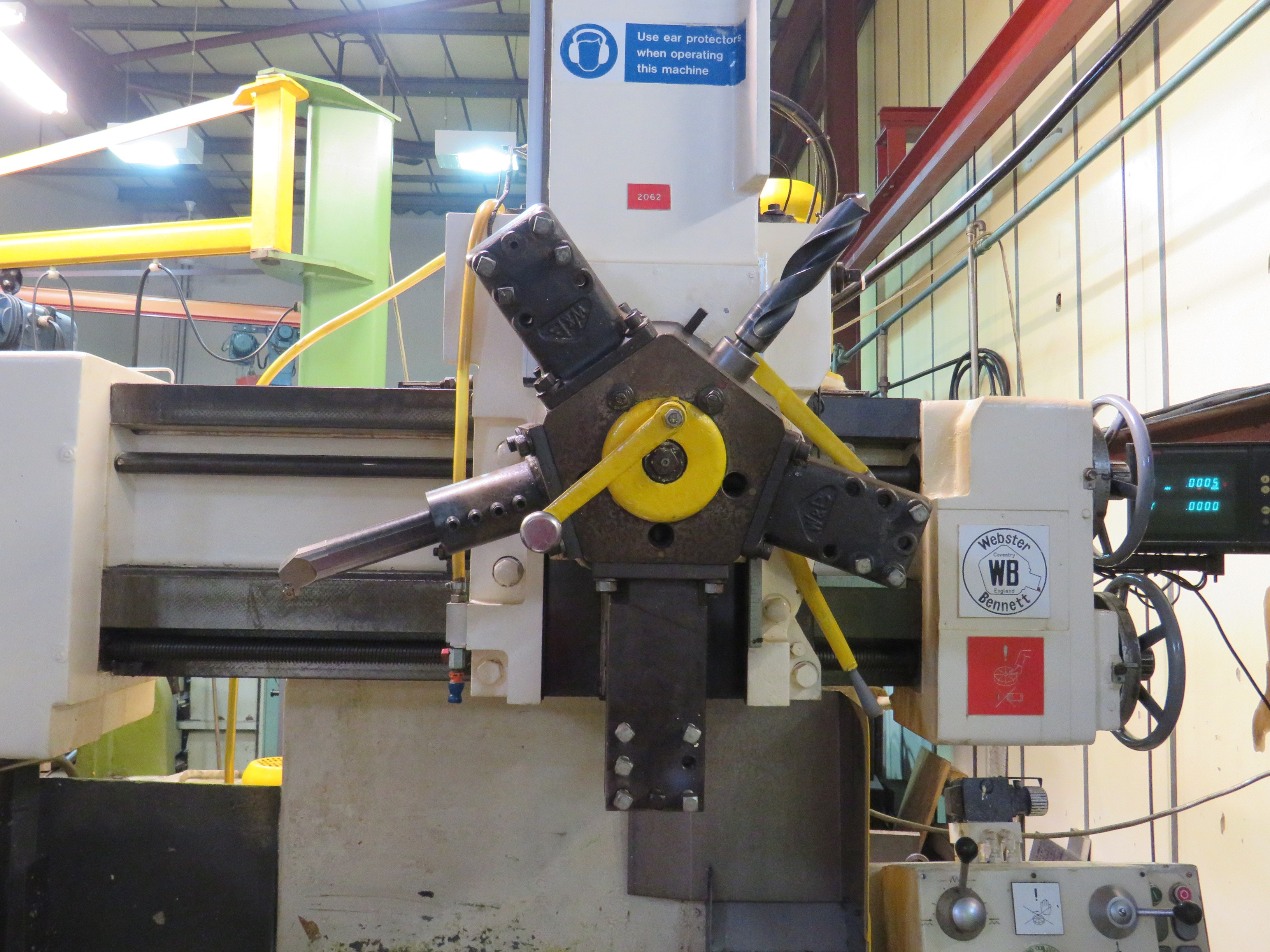 Webster & Bennett 36" Vertical Turret Lathe