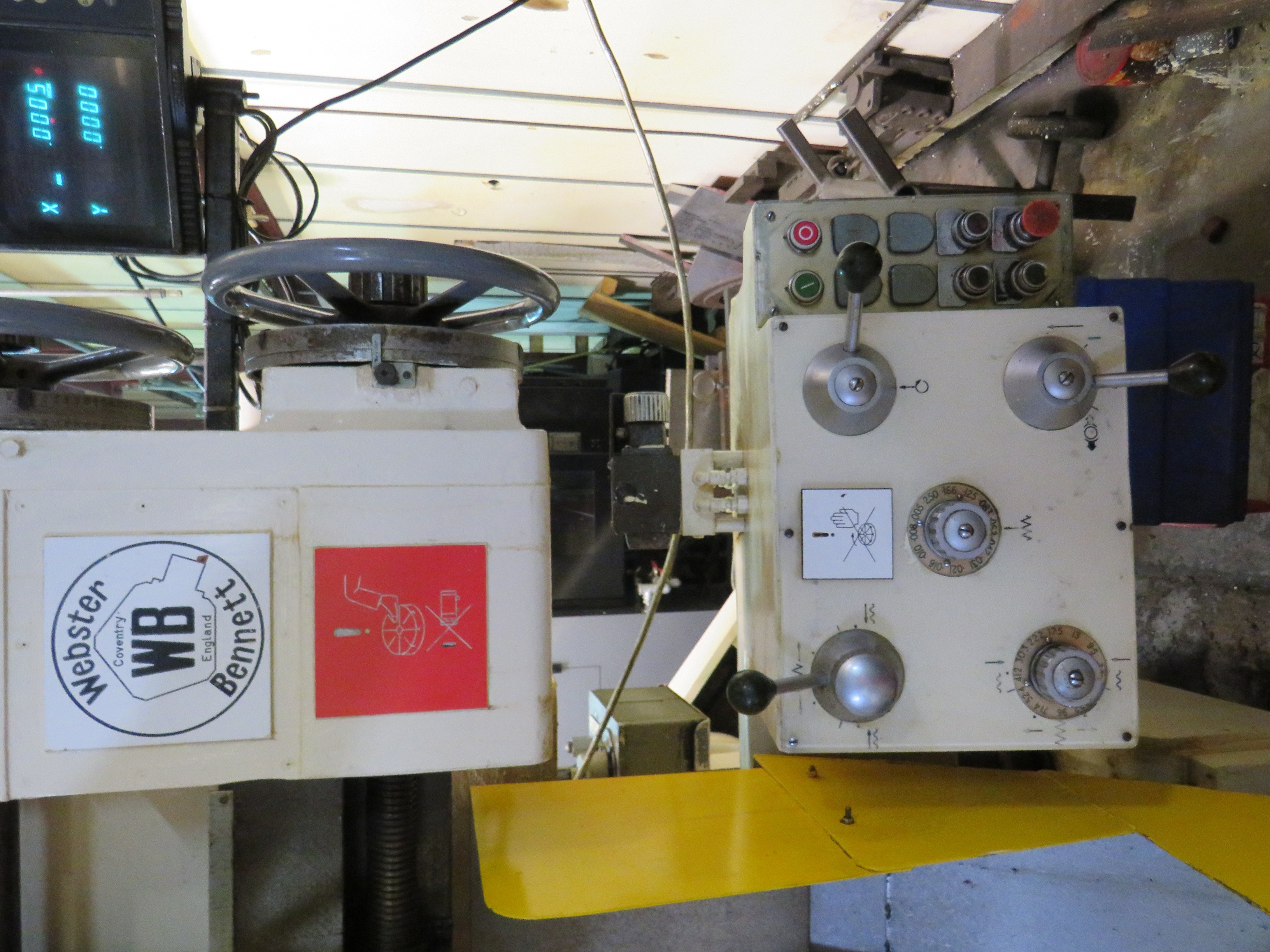 Webster & Bennett 36" Vertical Turret Lathe