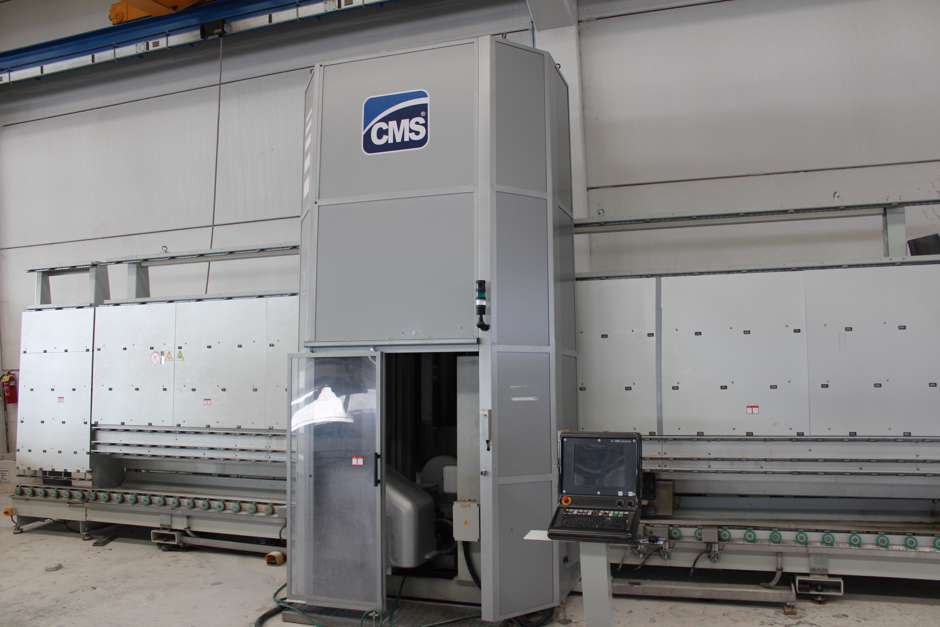 CMS Industries Model Profile CNC Vertical Glass Machining Centre
