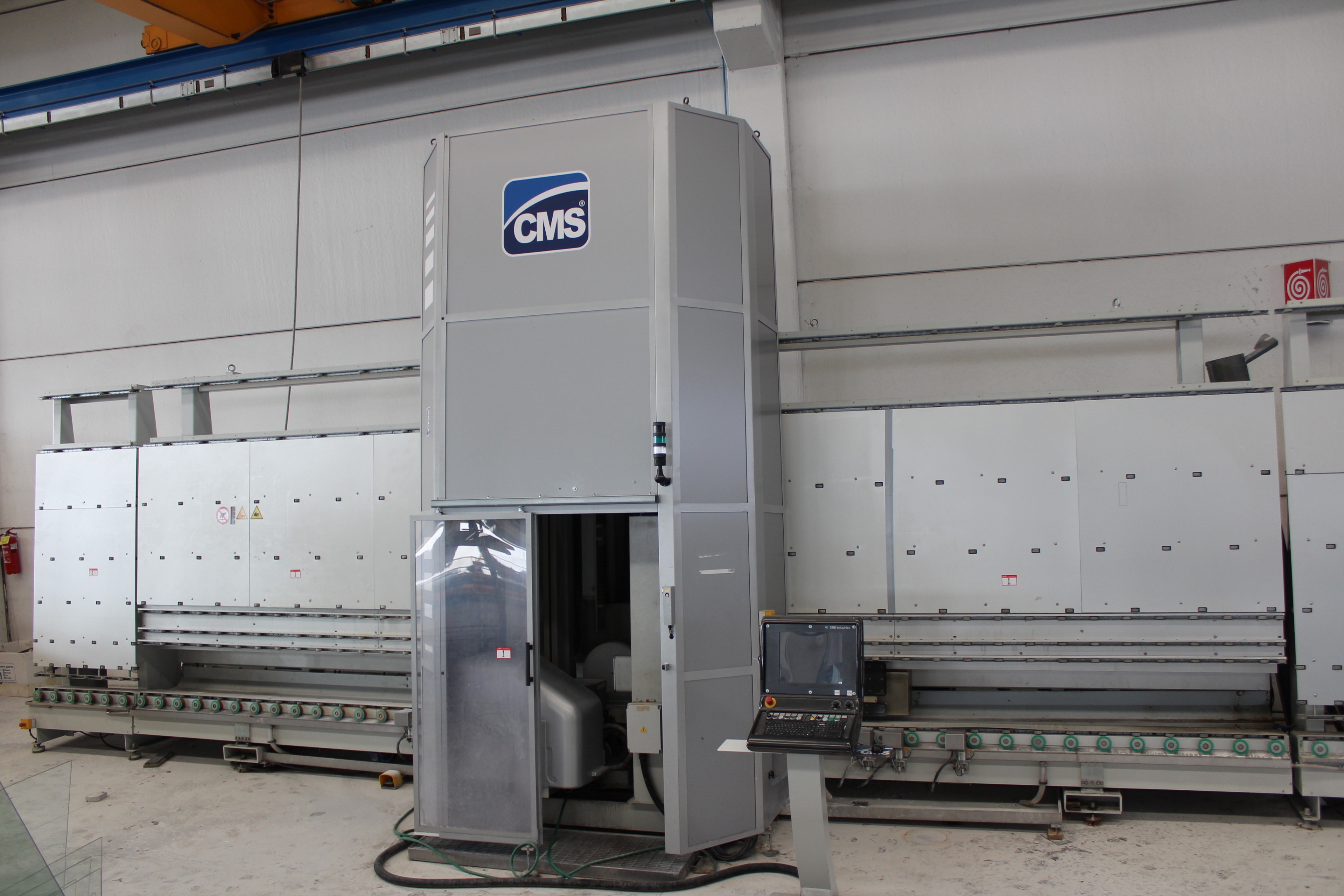 CMS Industries Model Profile CNC Vertical Glass Machining Centre