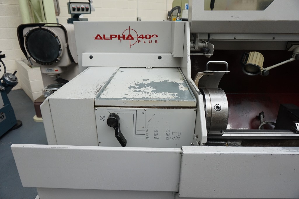 Harrison Alpha 400 Plus Centre Lathe with Harrison GE Fanuc Control