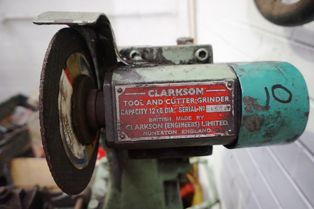 Clarkson Tools and Cutter Grinder