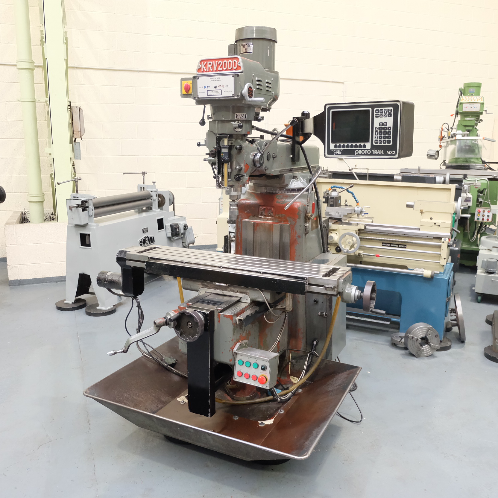 XYZ KRV 2000 Programmable Turret Milling Machine