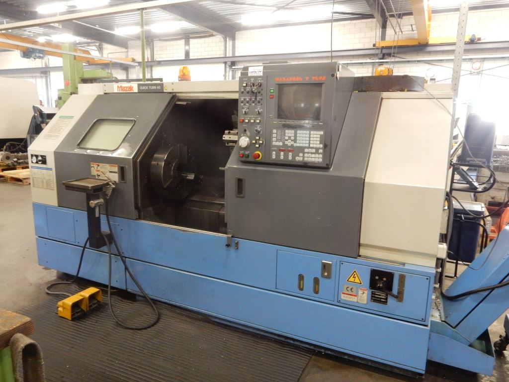 Mazak Quick Turn 40 Super Big Bore CNC Lathe
