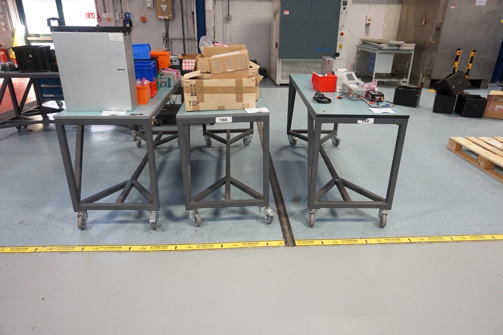 (3) Mobile Anti-static Trolleys