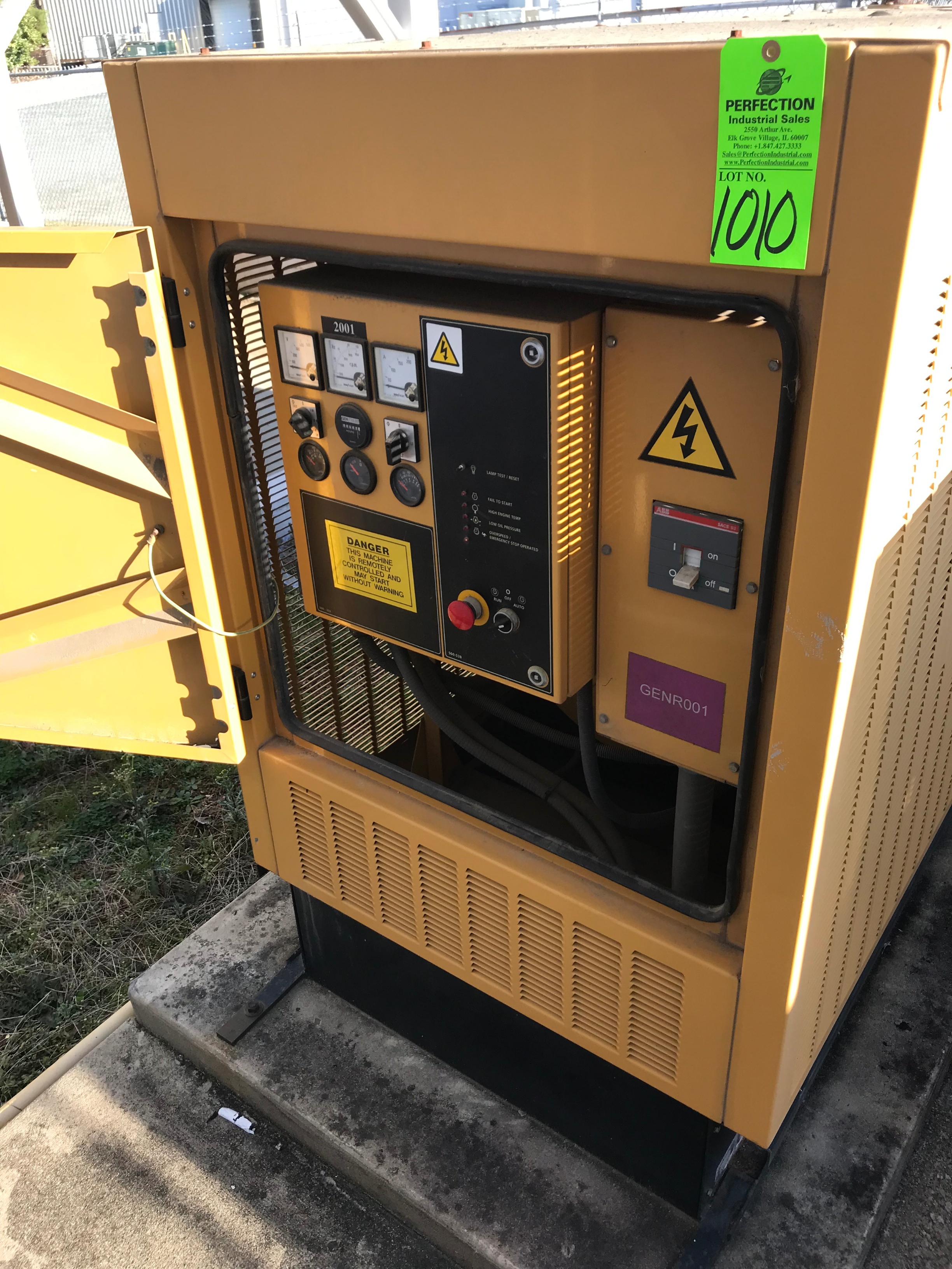 2000 CATERPILLAR G100F1 Natural Gas Generator, s/n F5851A/001, w/ 100 ...