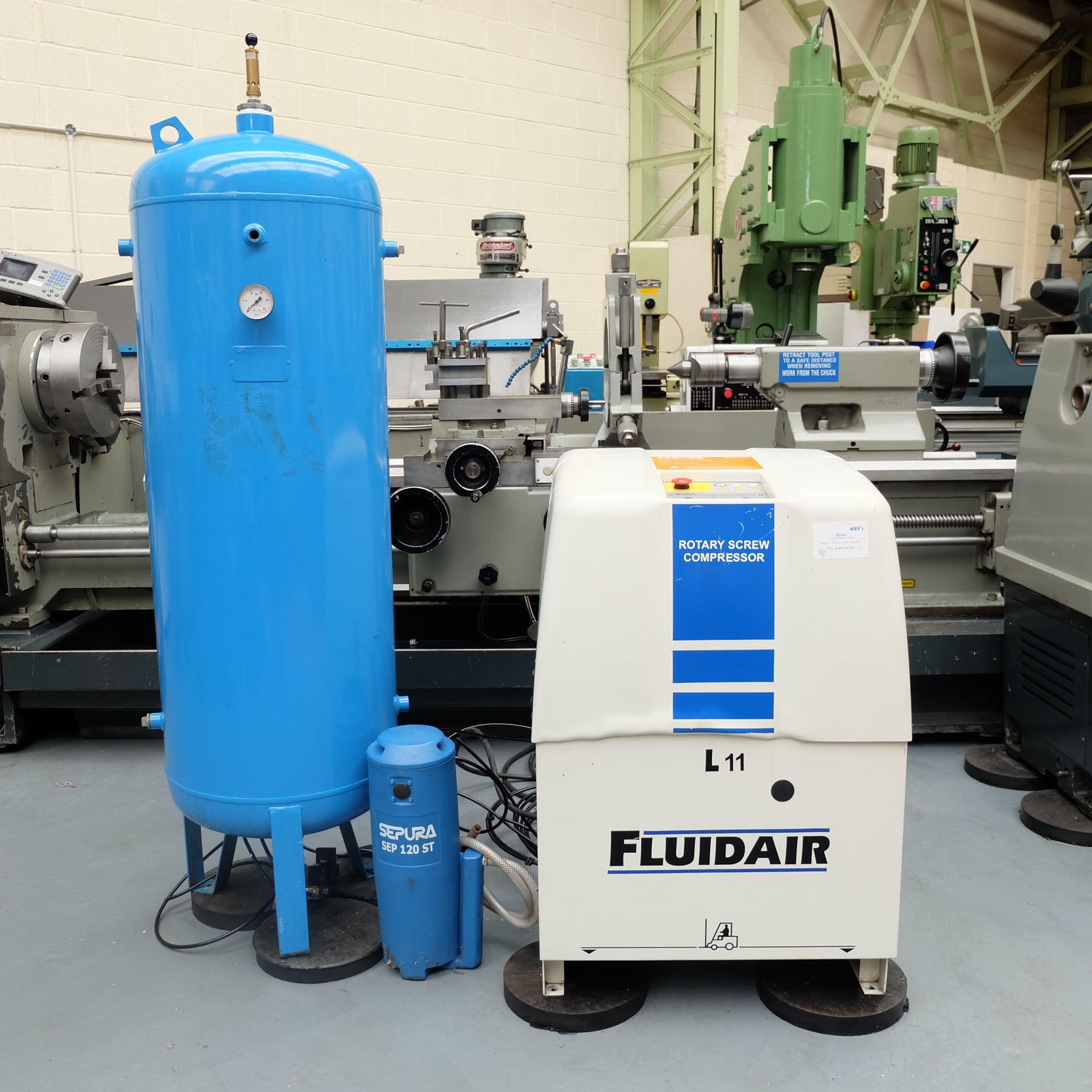 Fluidair Type L11-7.5 Rotary Screw Air Compressor