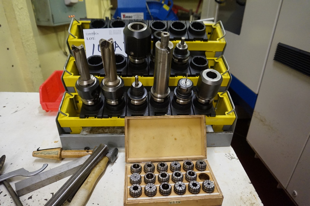 Rack of BT40 Tooling & Collets