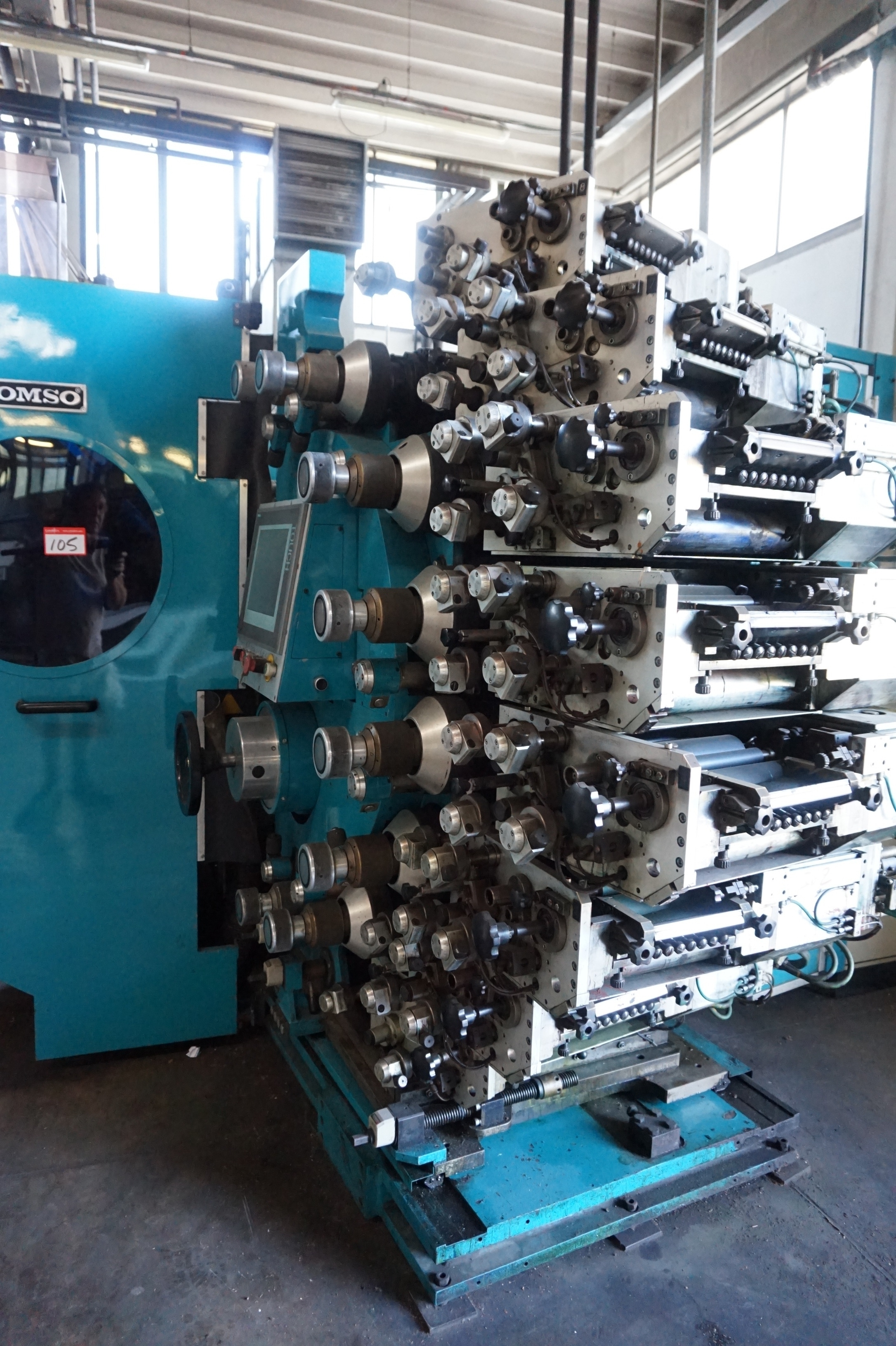 OMSO HERGO 8 Colour Dry Offset Cup Printing Machine