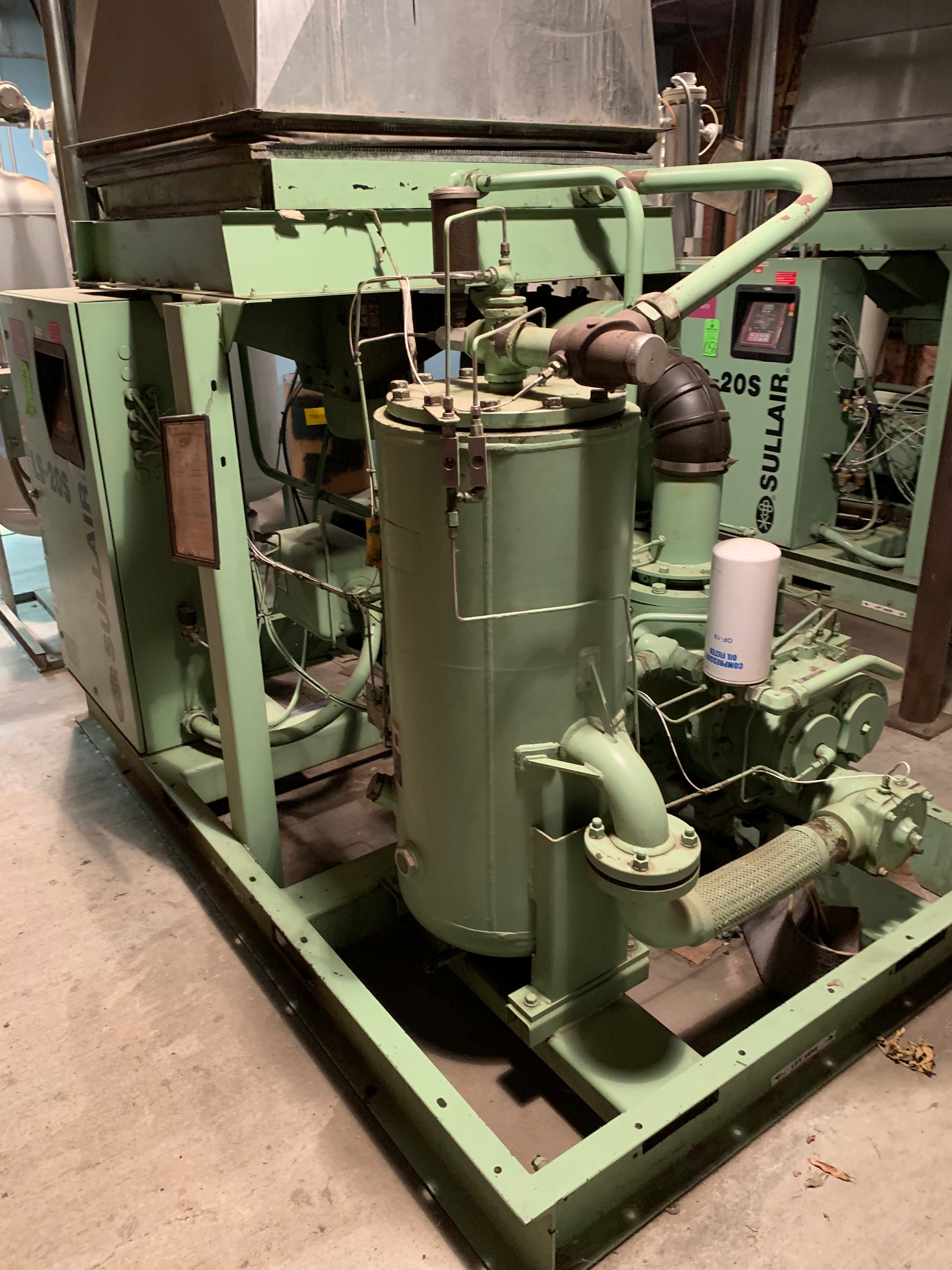 SULLAIR LS20S-125L Air Compressor, s/n 003-133454