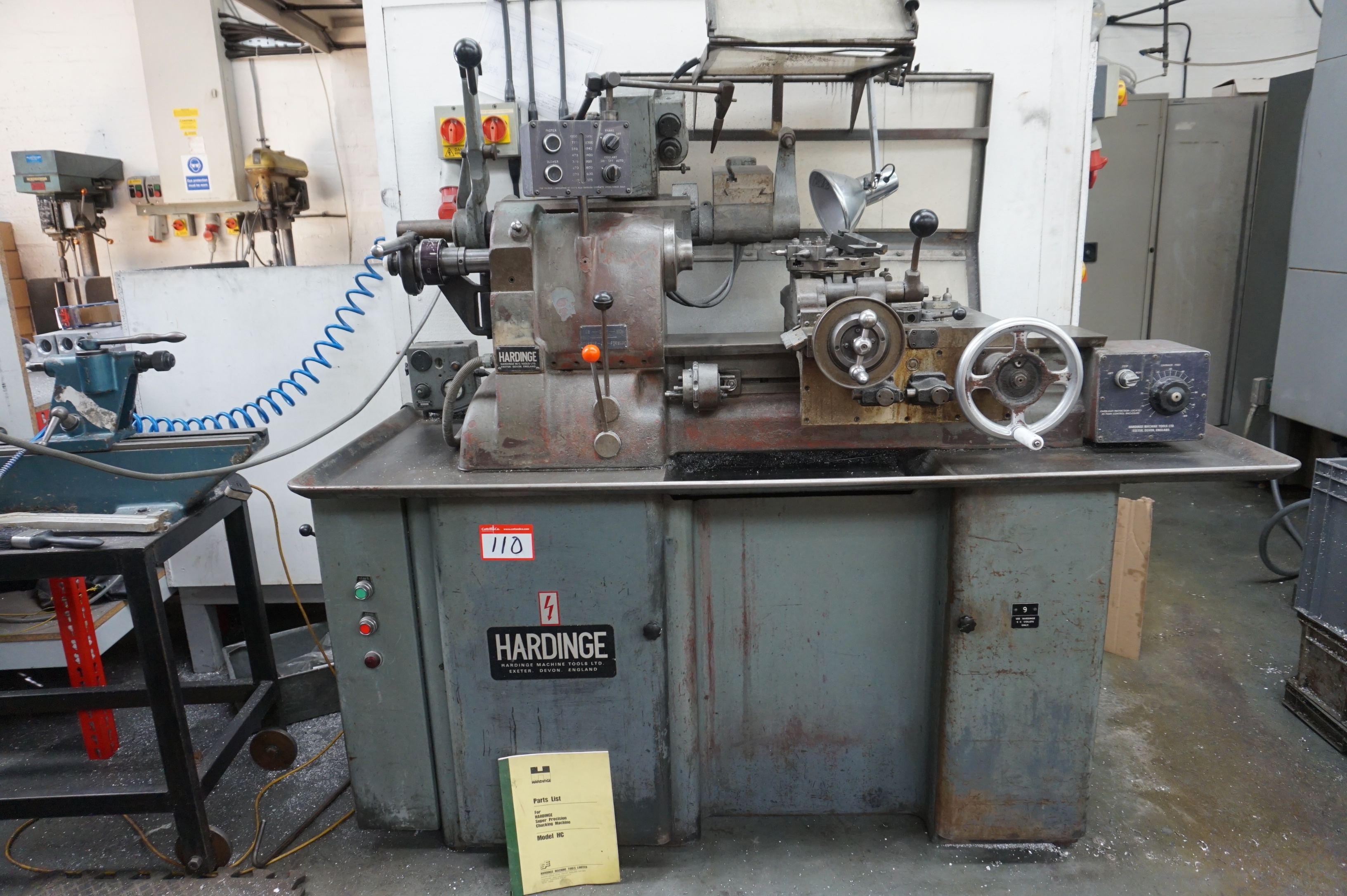 Hardinge HC Model HC 2AT Chucking Lathe