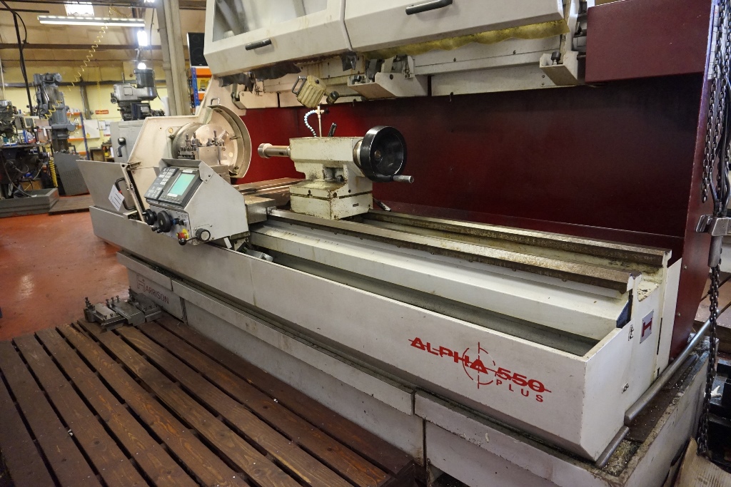 Harrison Alpha 550 Plus Computerised CNC Gap Bed Lathe