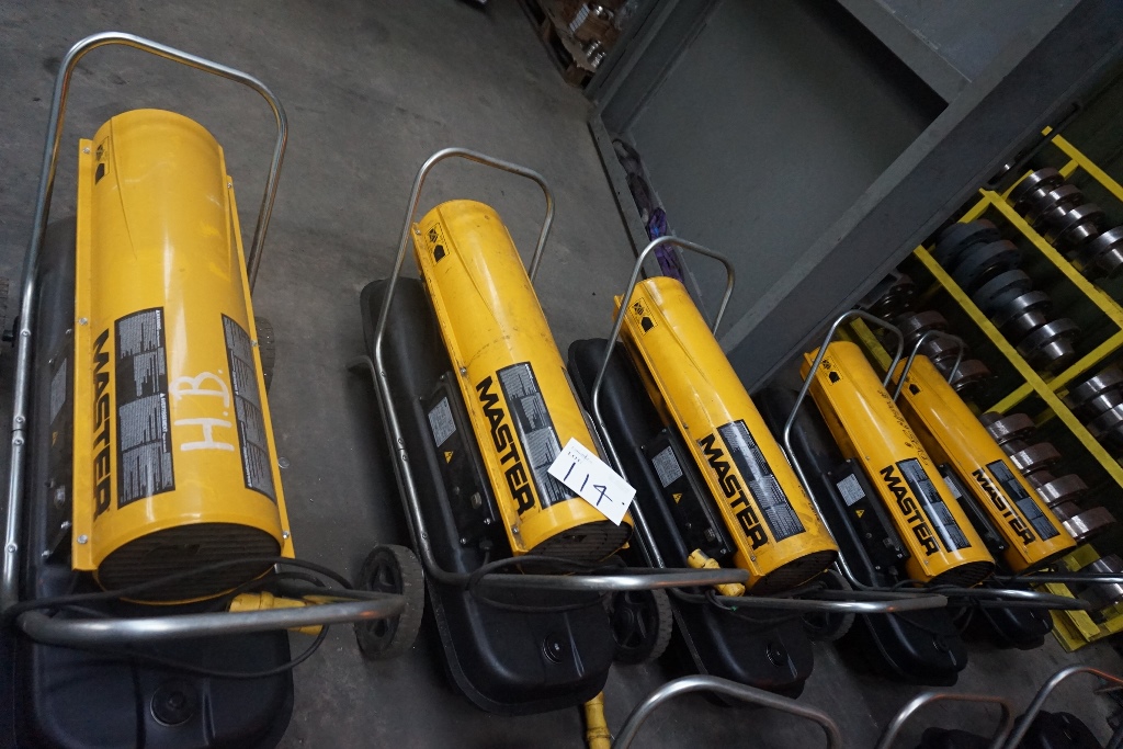 Qty (5) Master B100 CED Blow Heaters