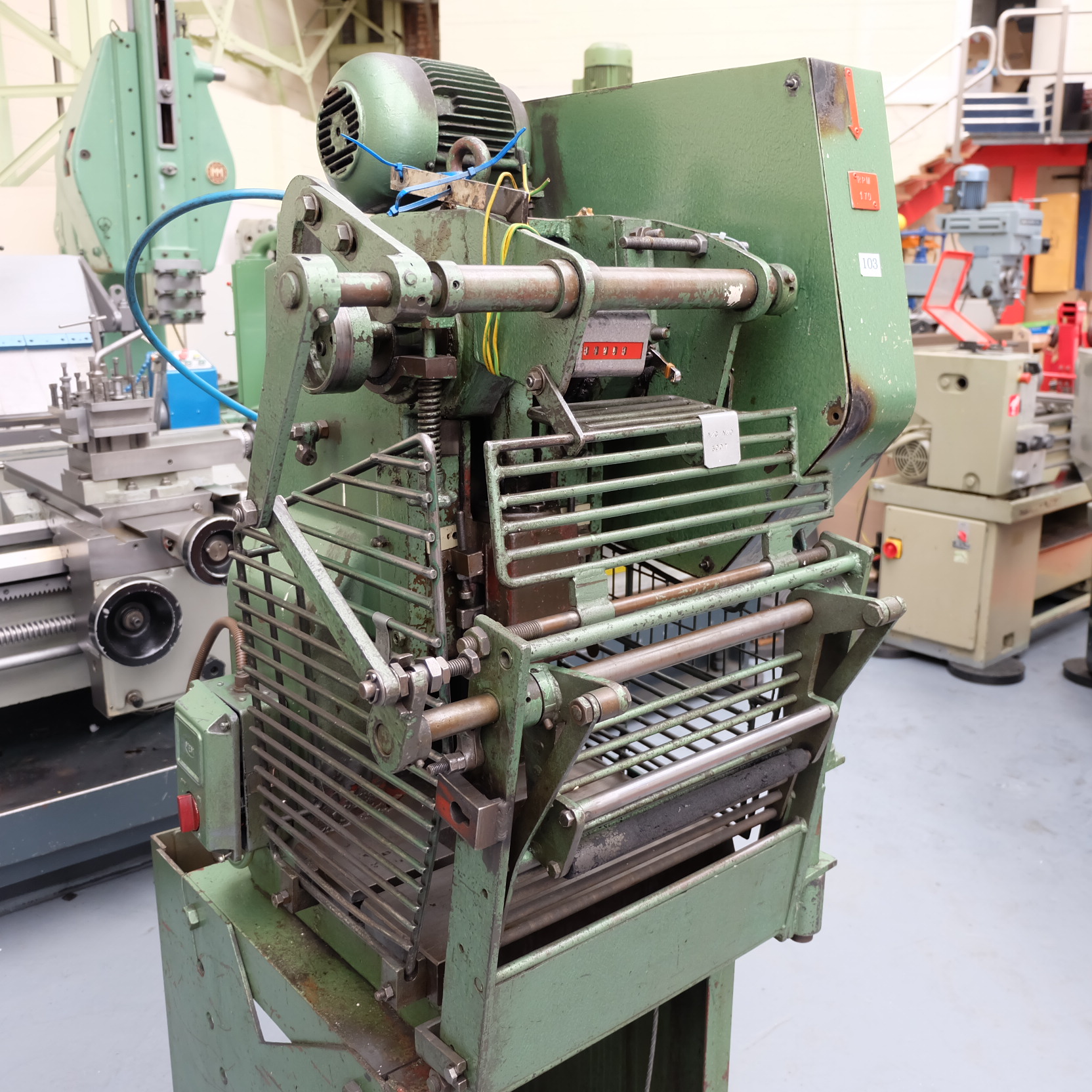 Worcester 10 Bench Type Mechanical Power Press on Stand