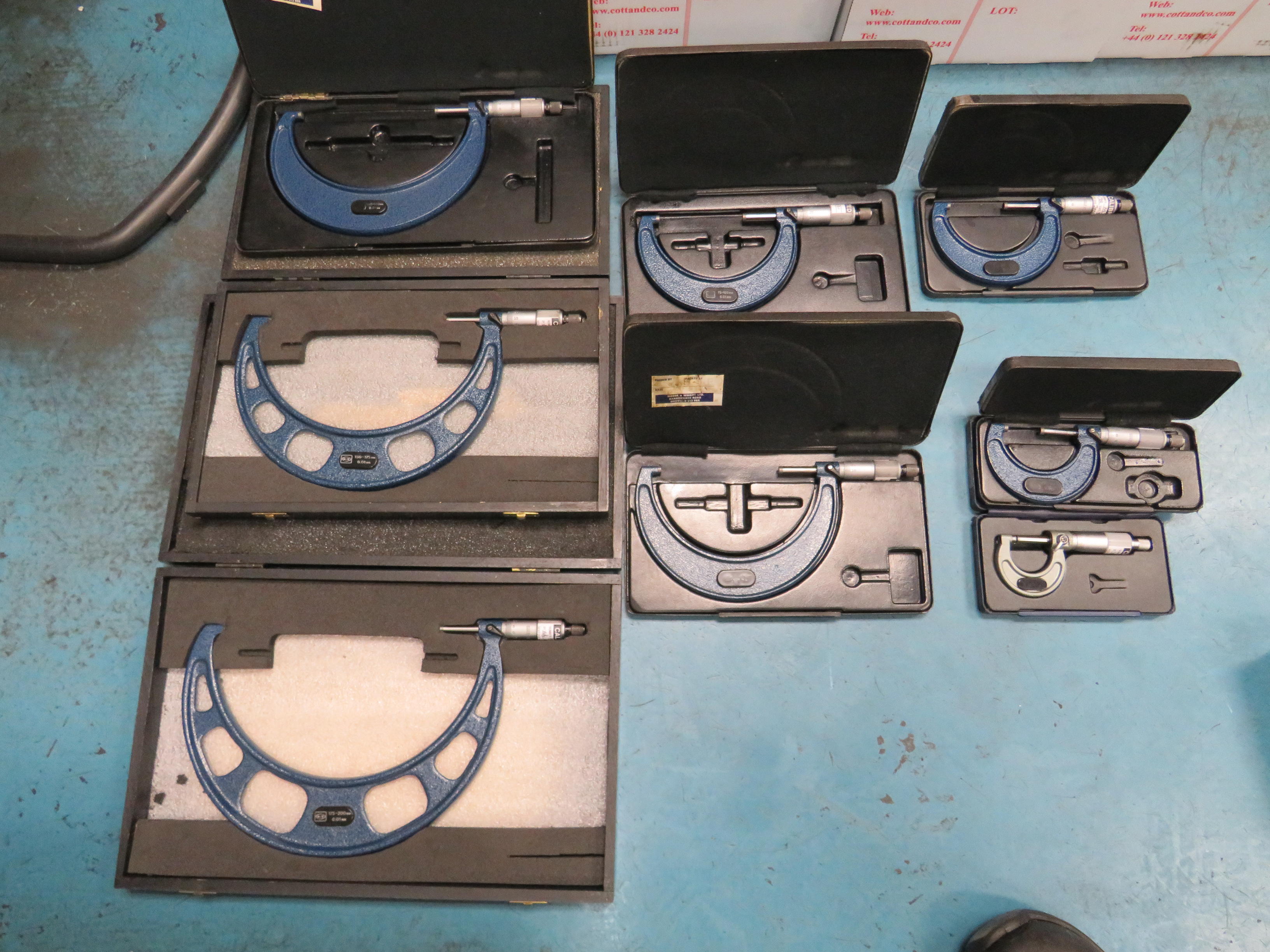 Box of Metric Micrometers