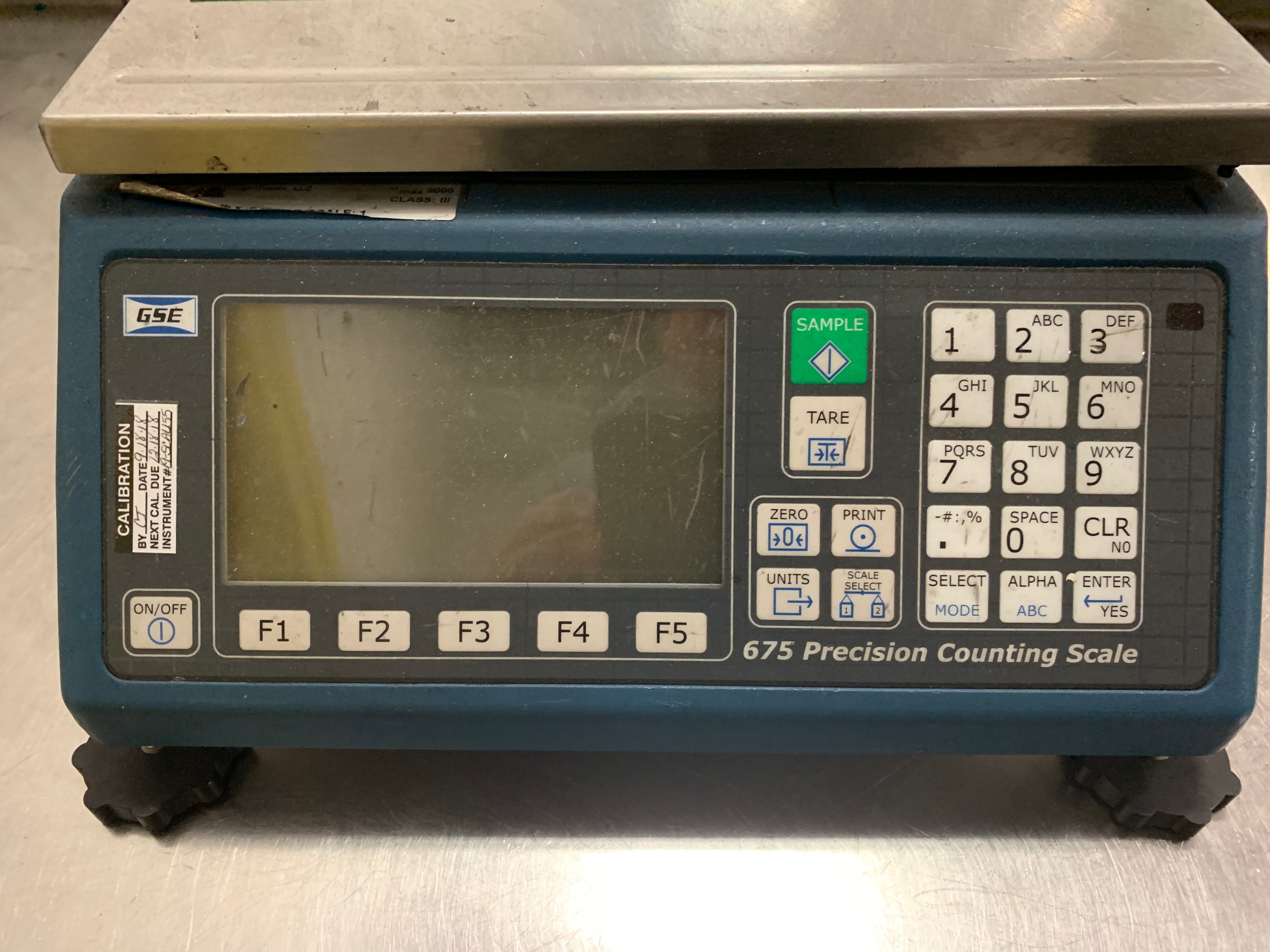 GSE 675 Digital Scale, s/n 125170
