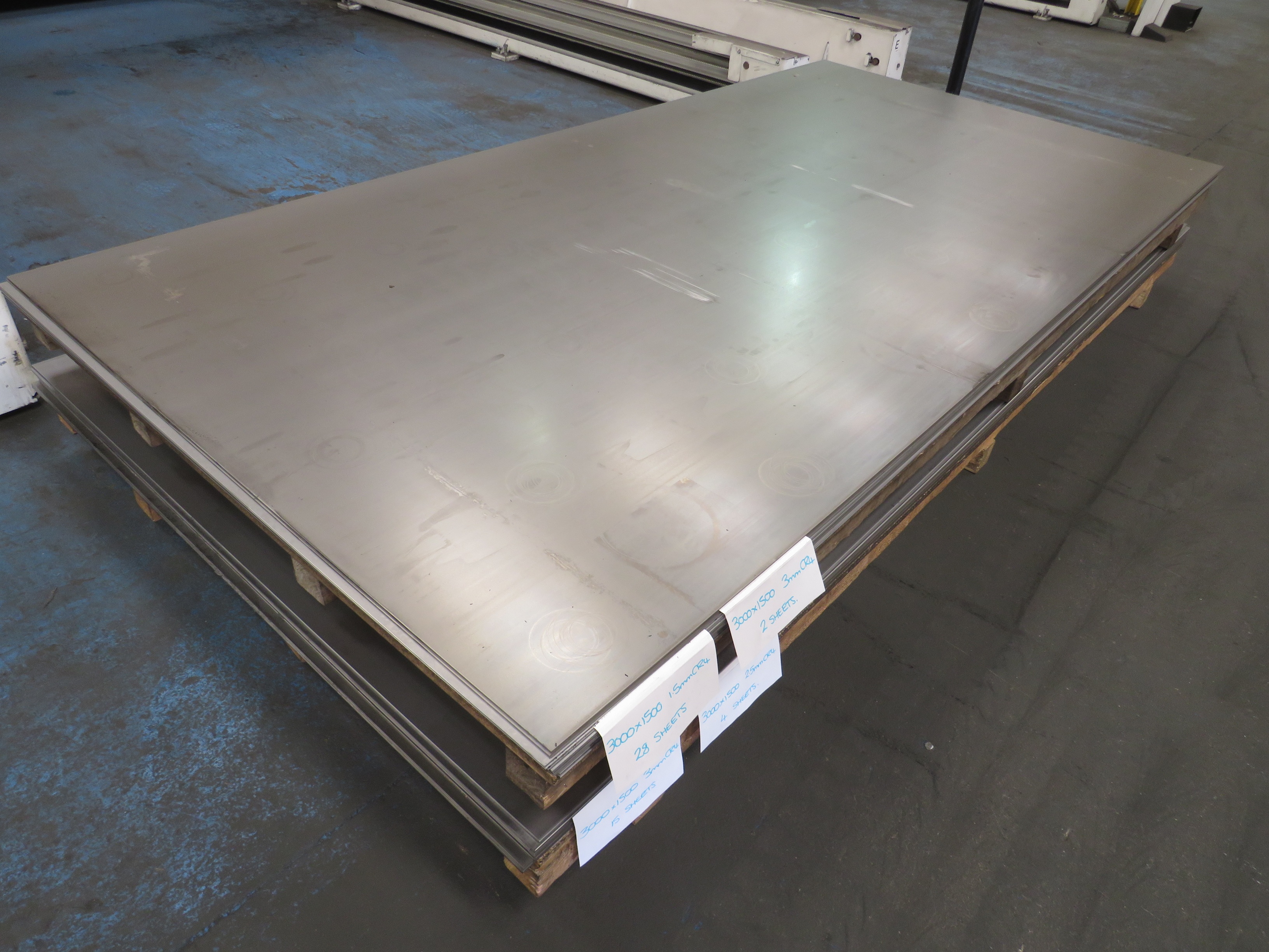 Qty Material Stock - Sheet Metal