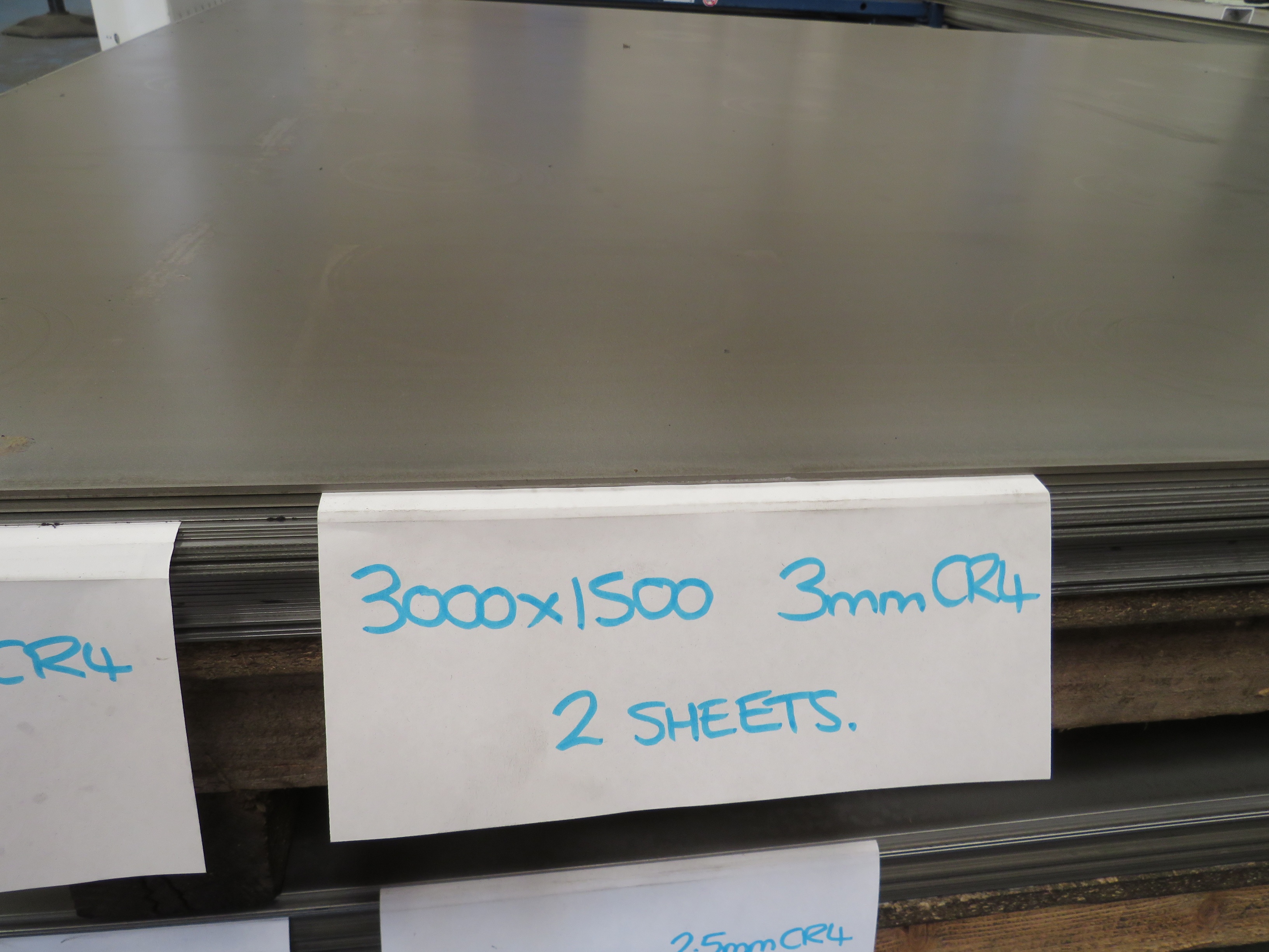 Qty Material Stock - Sheet Metal
