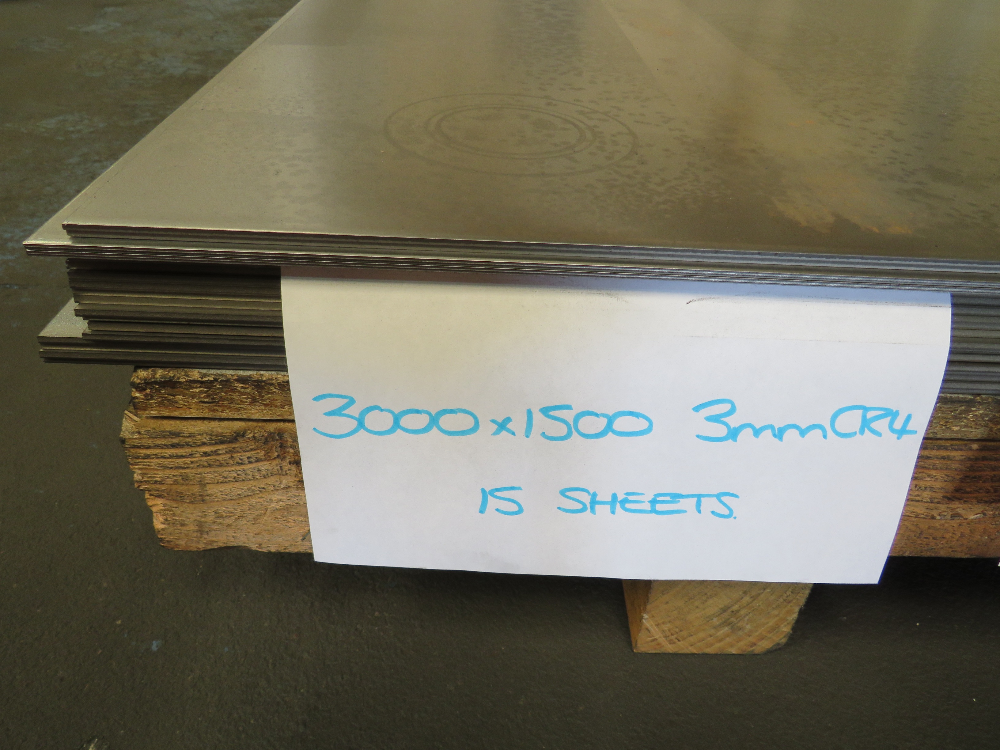 Qty Material Stock - Sheet Metal