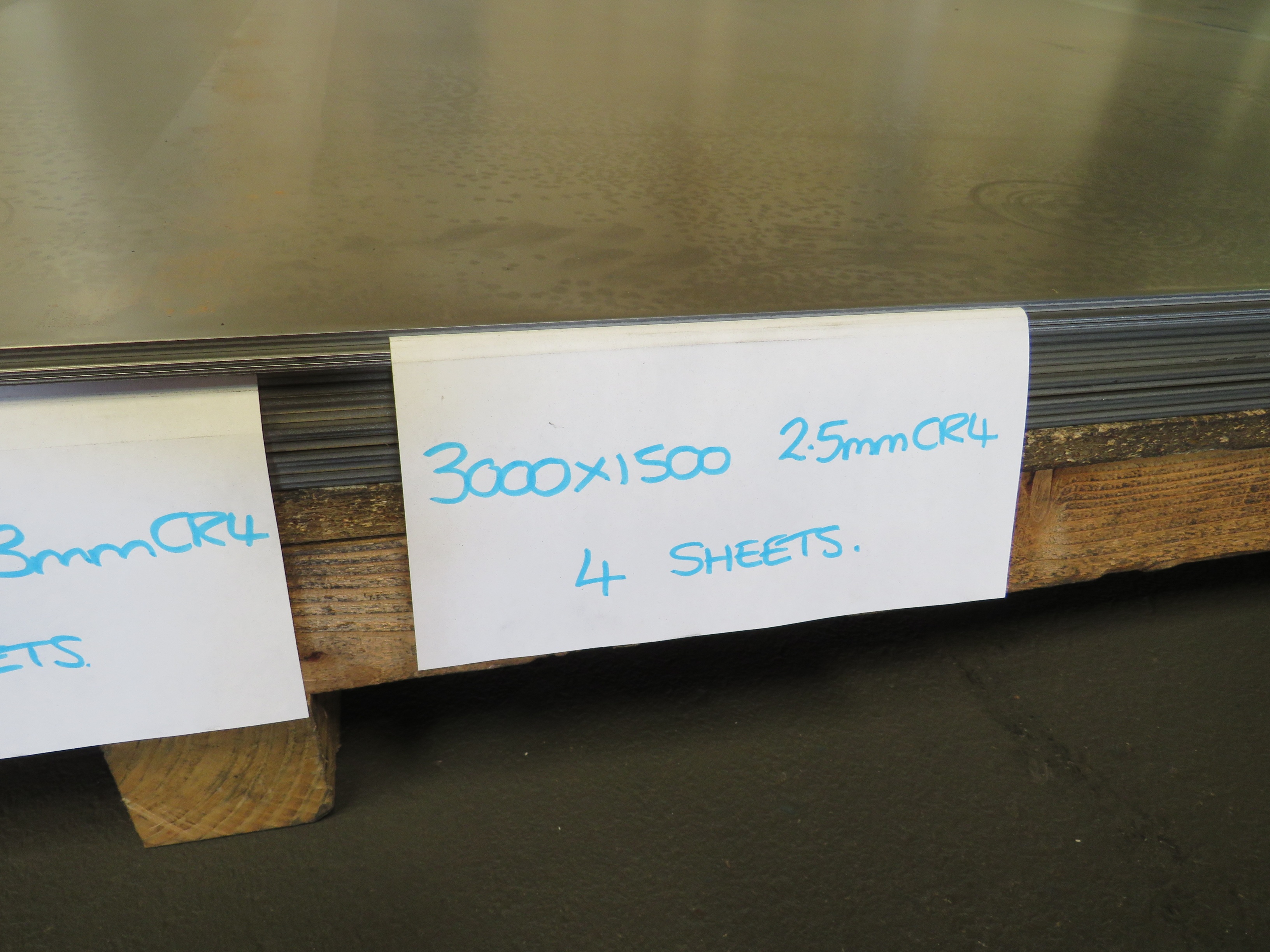 Qty Material Stock - Sheet Metal