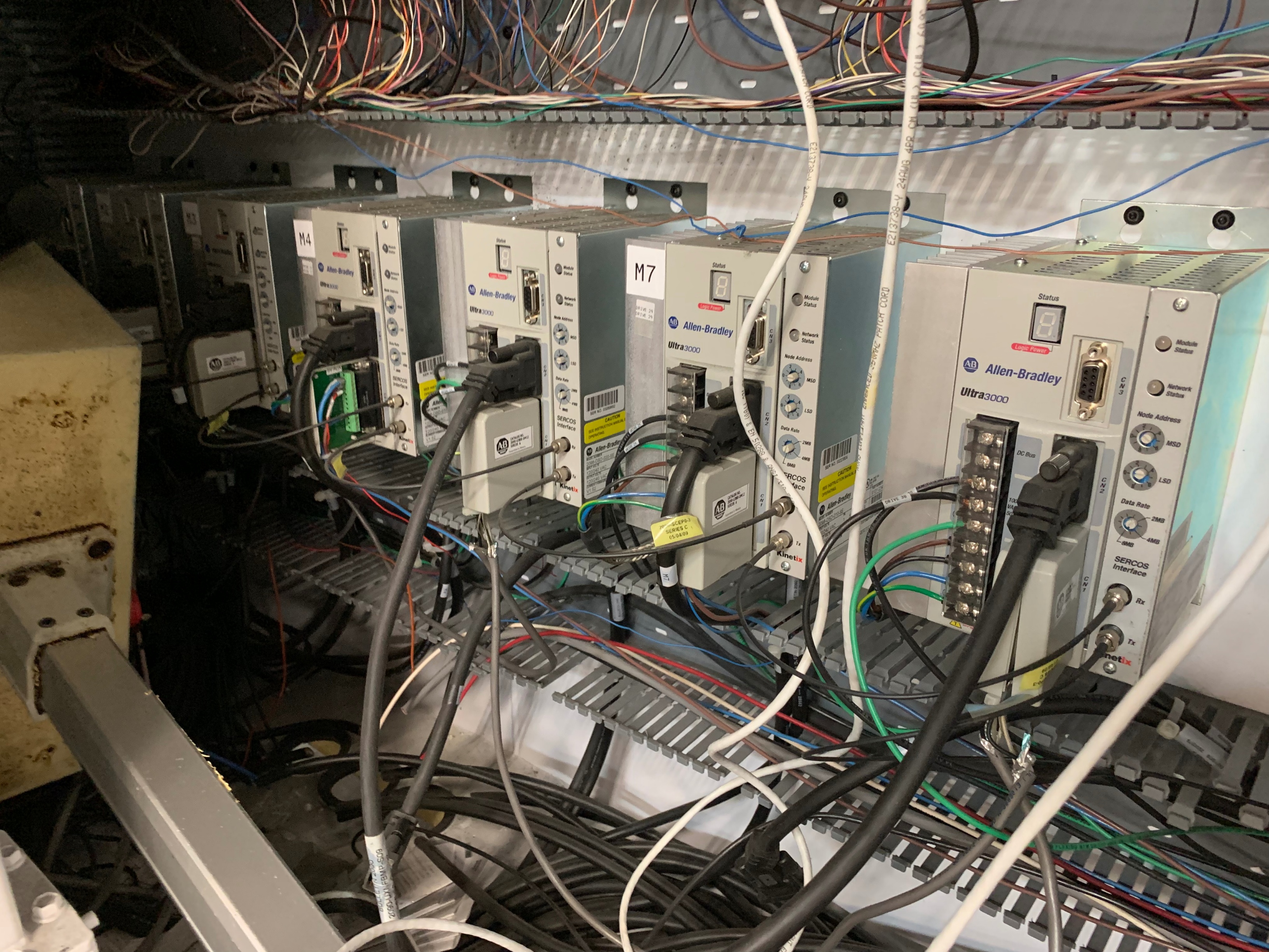 Control Cabinet w/ Contents Including All Electrical Relays, Contactors ...