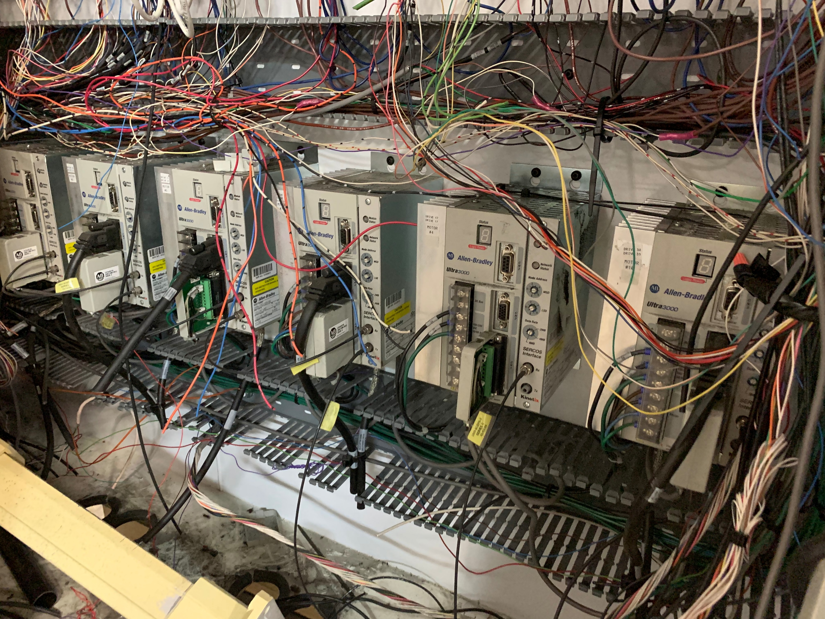 Control Cabinet w/ Contents Including All Electrical Relays, Contactors ...