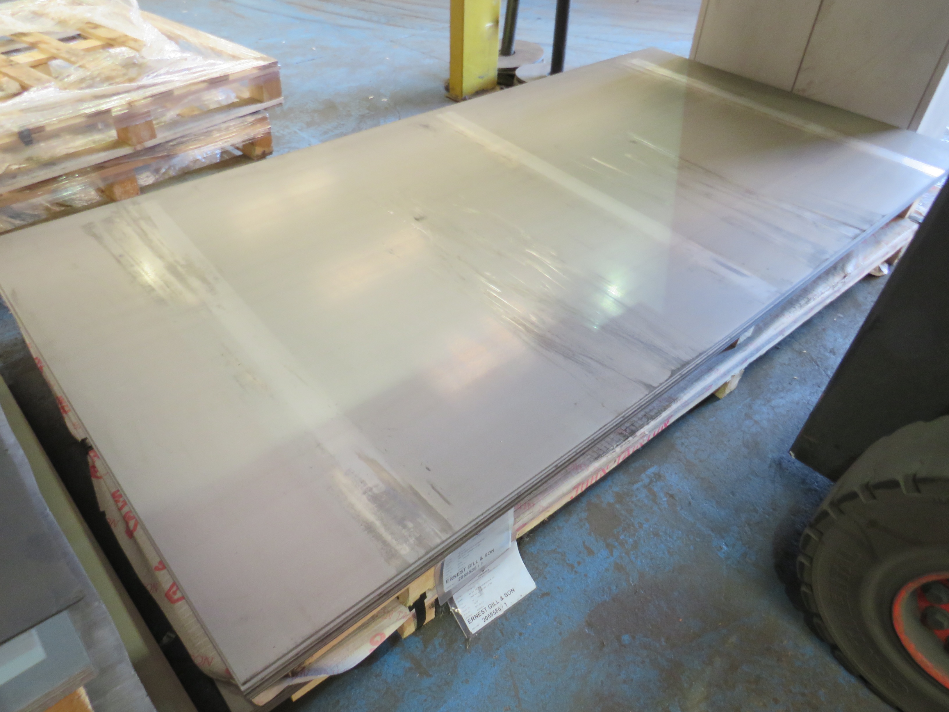 Qty Material Stock - Sheet Metal