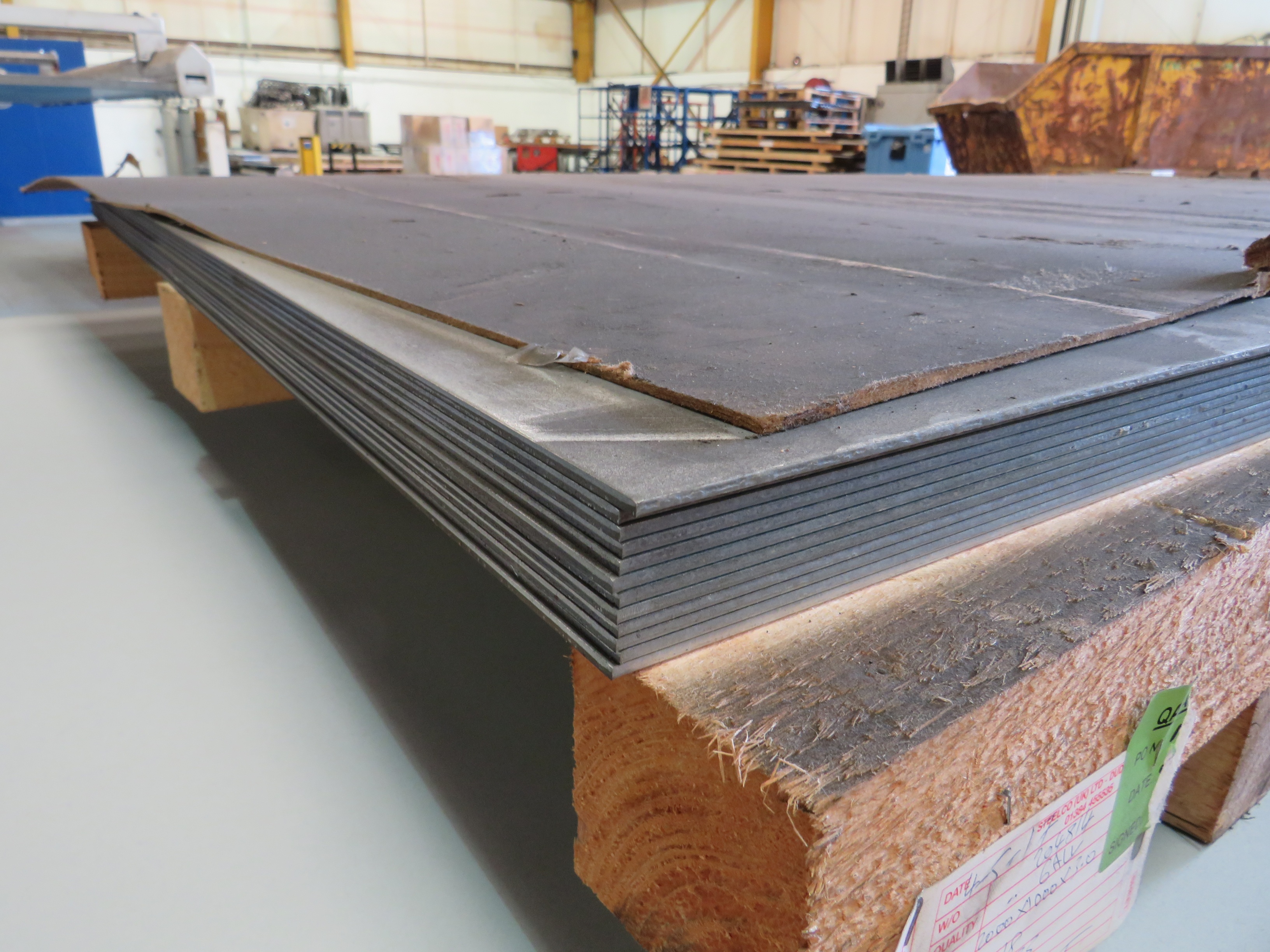 Qty Material Stock - Sheet Metal
