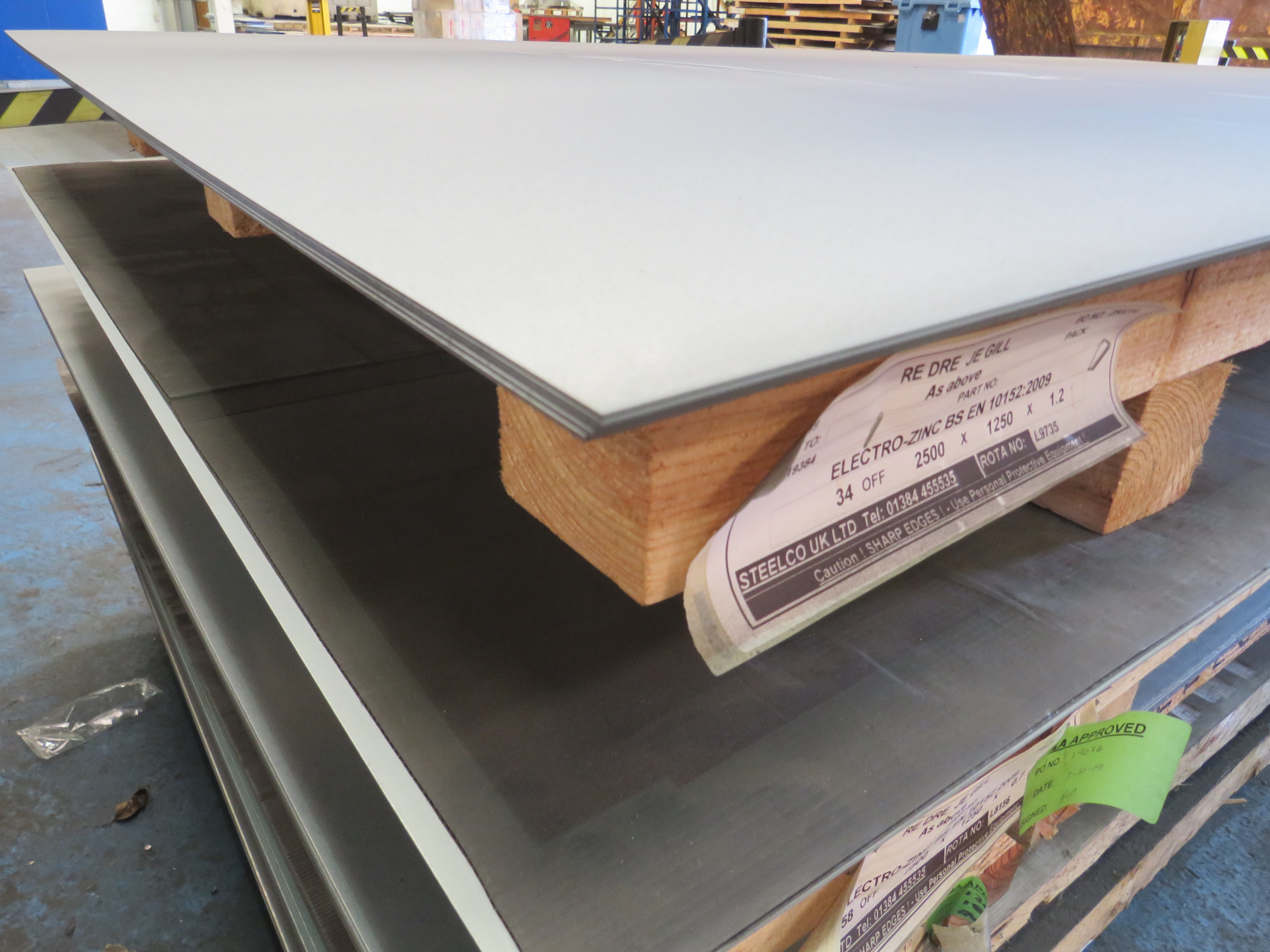 Qty Material Stock - Sheet Metal