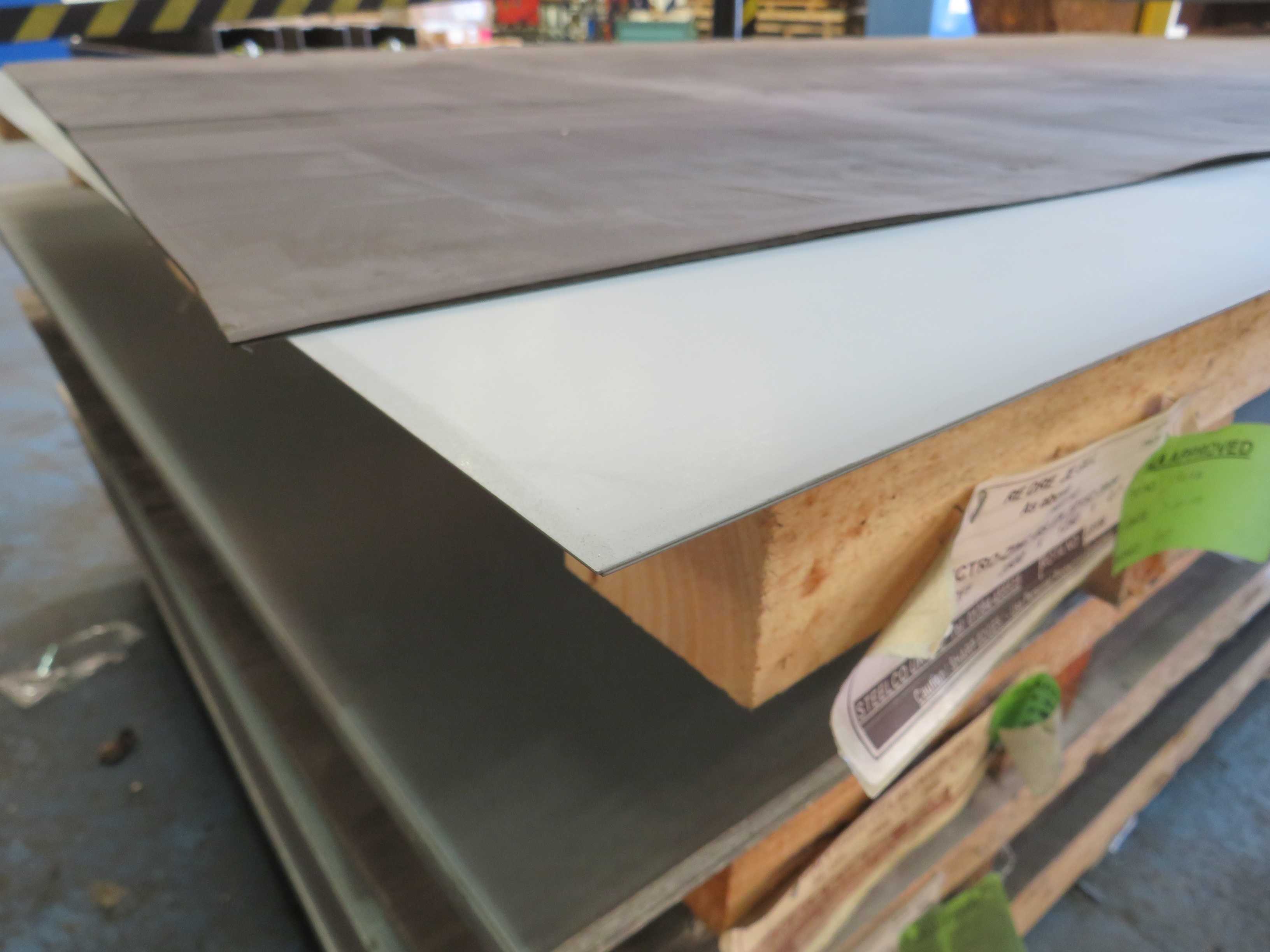 Qty Material Stock - Sheet Metal