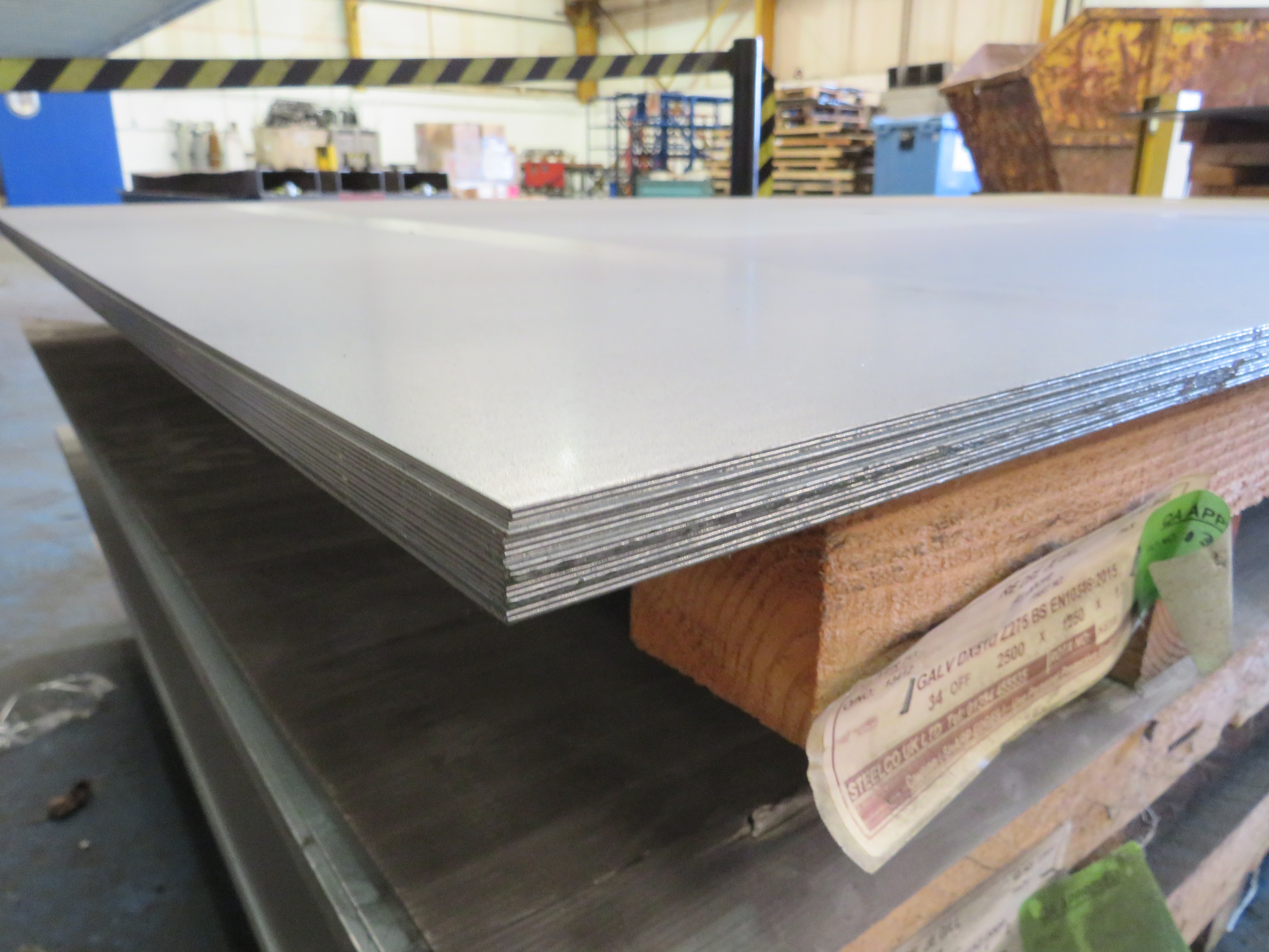 Qty Material Stock - Sheet Metal