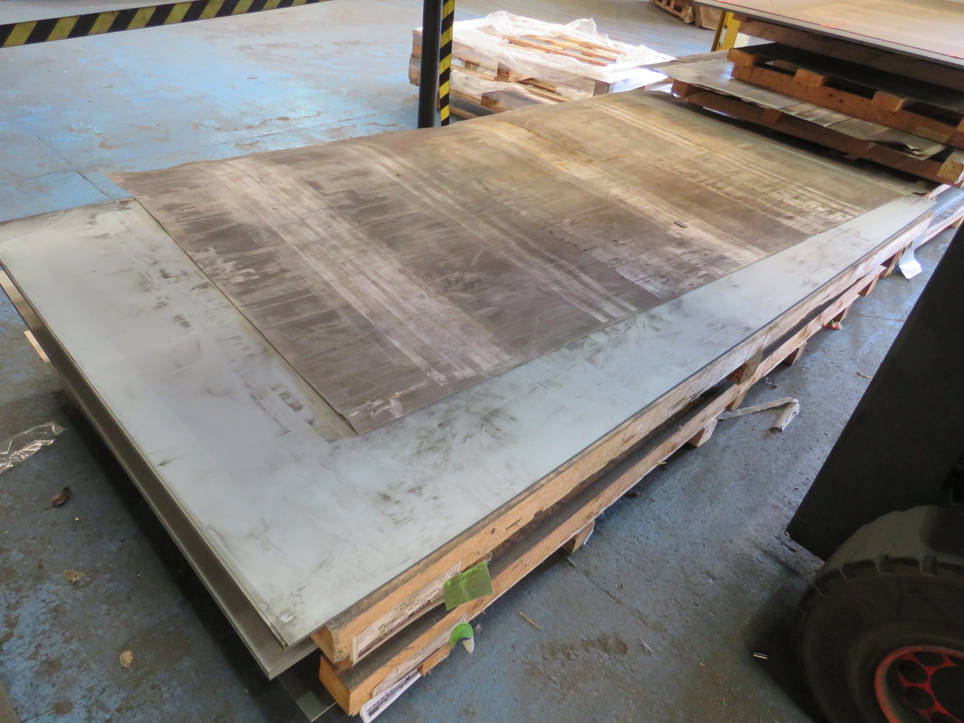 Qty Material Stock - Sheet Metal
