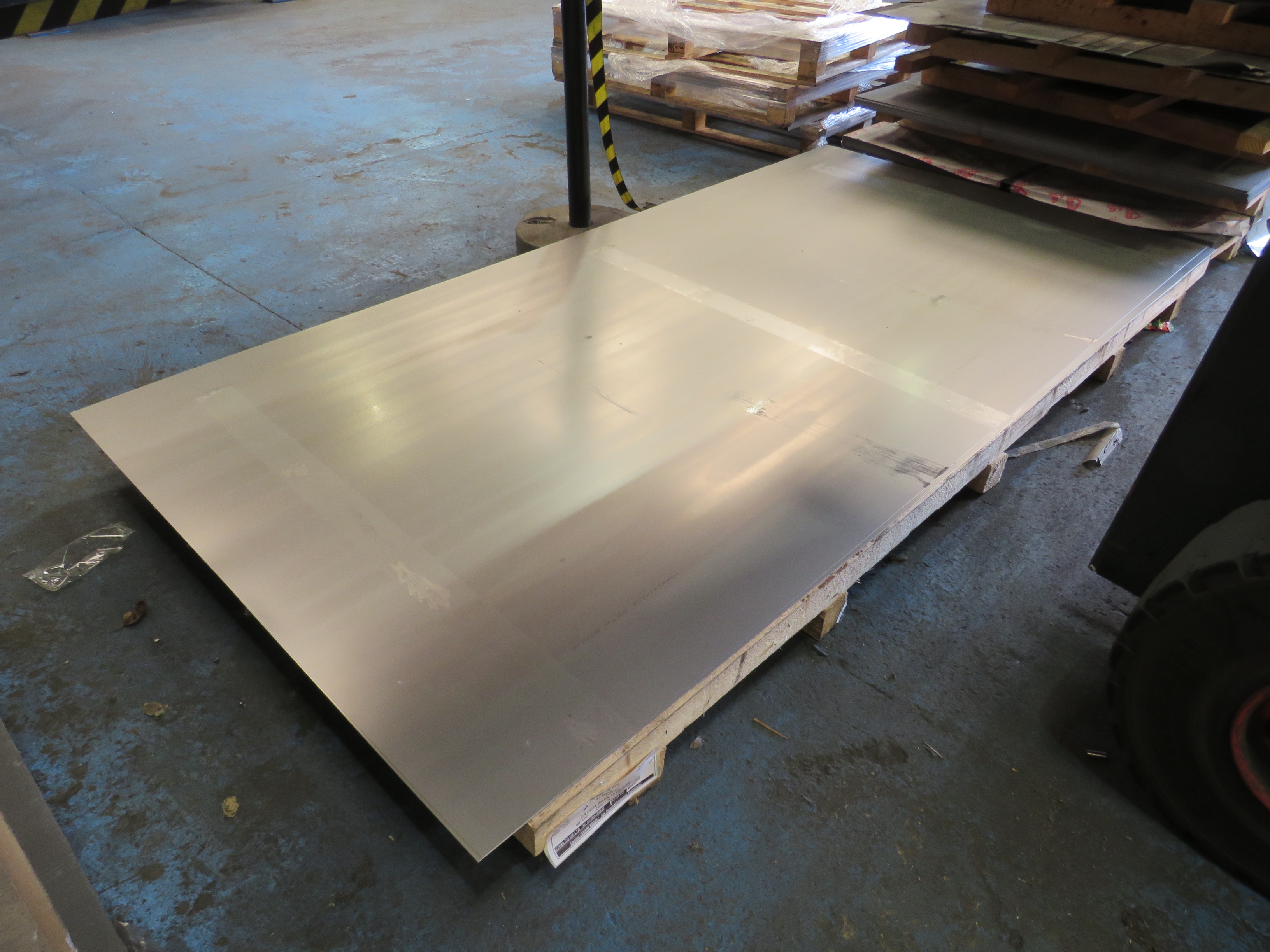 Qty Material Stock - Sheet Metal