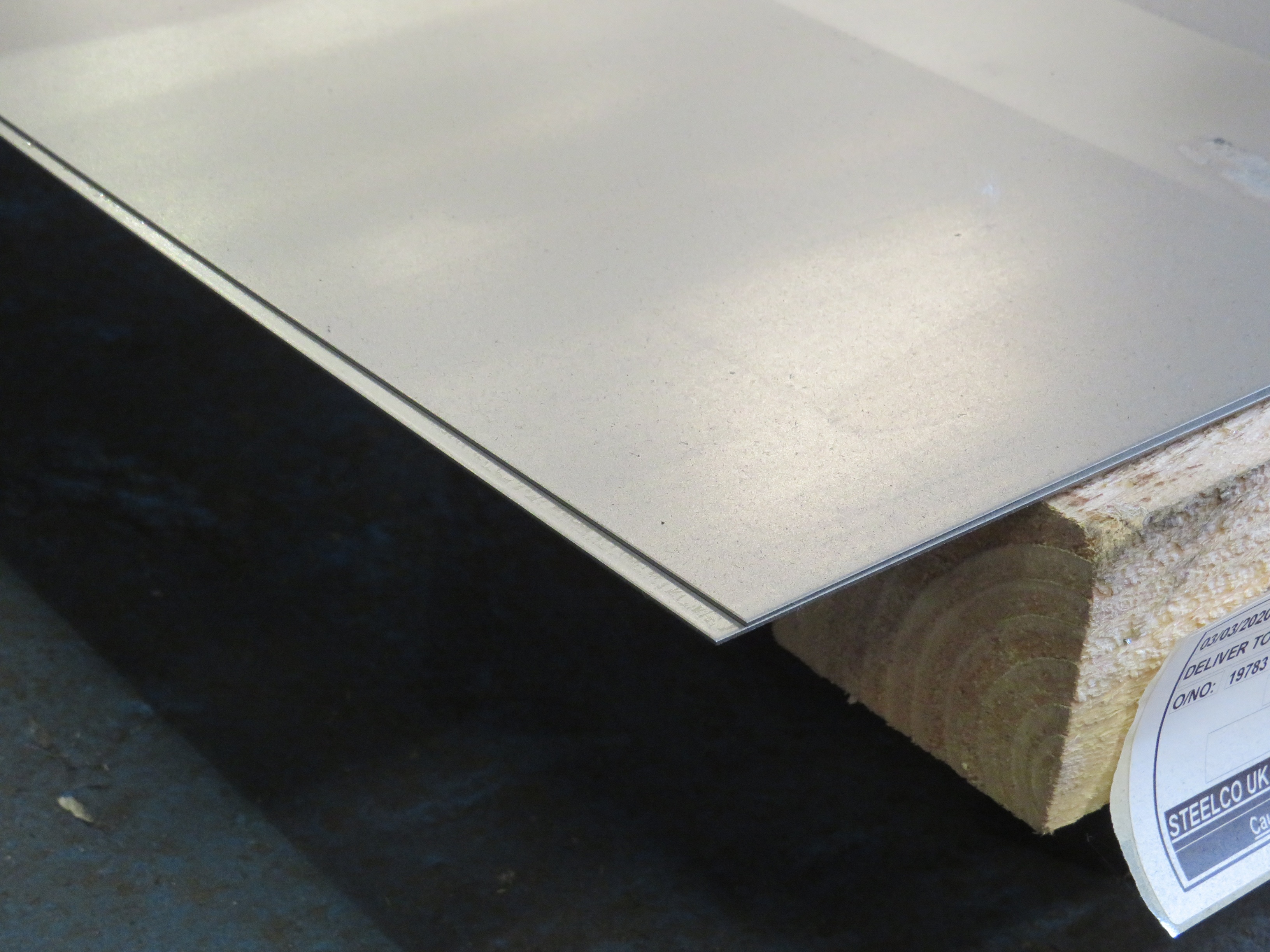 Qty Material Stock - Sheet Metal