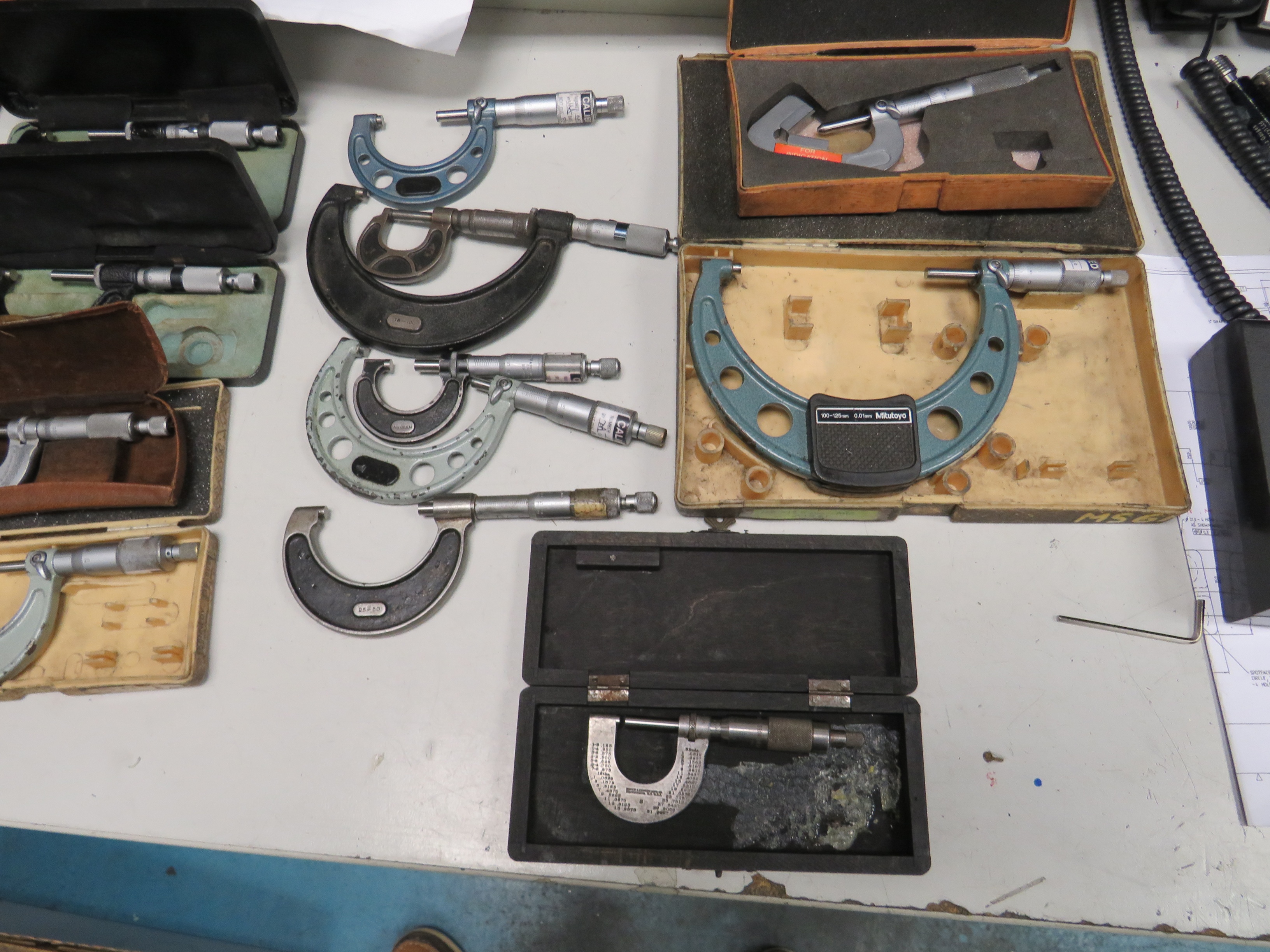 Box of Metric Micrometers
