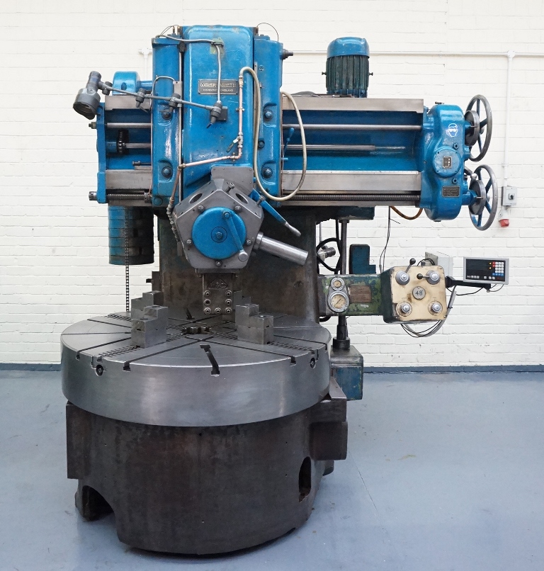 WEBSTER BENNETT 48" DH Vertical Boring Machine.