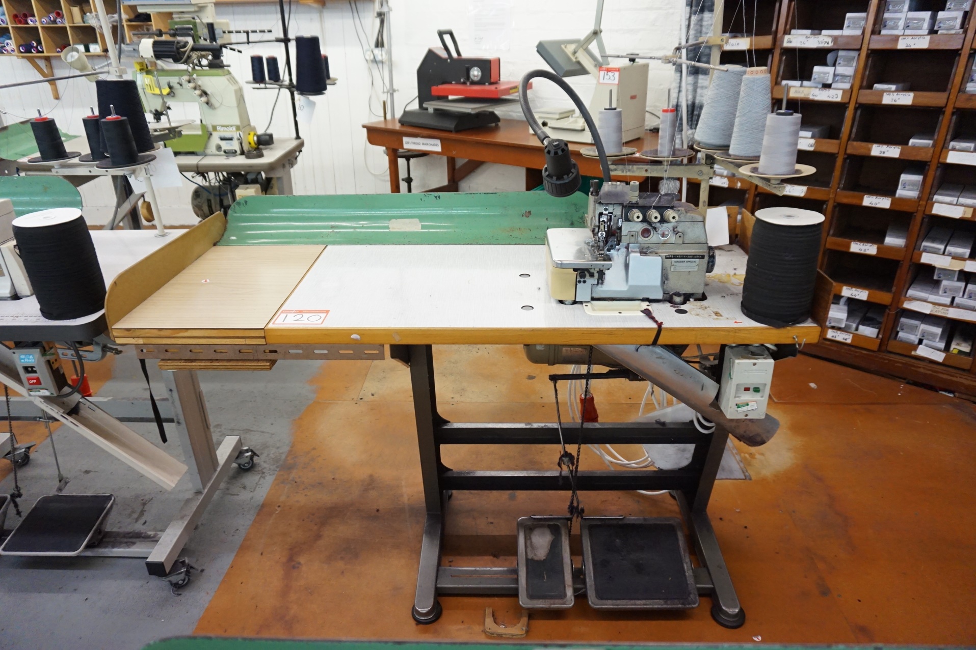 Mauser Spezial 9652-131M Twin Needle Overlock Sewing Machine