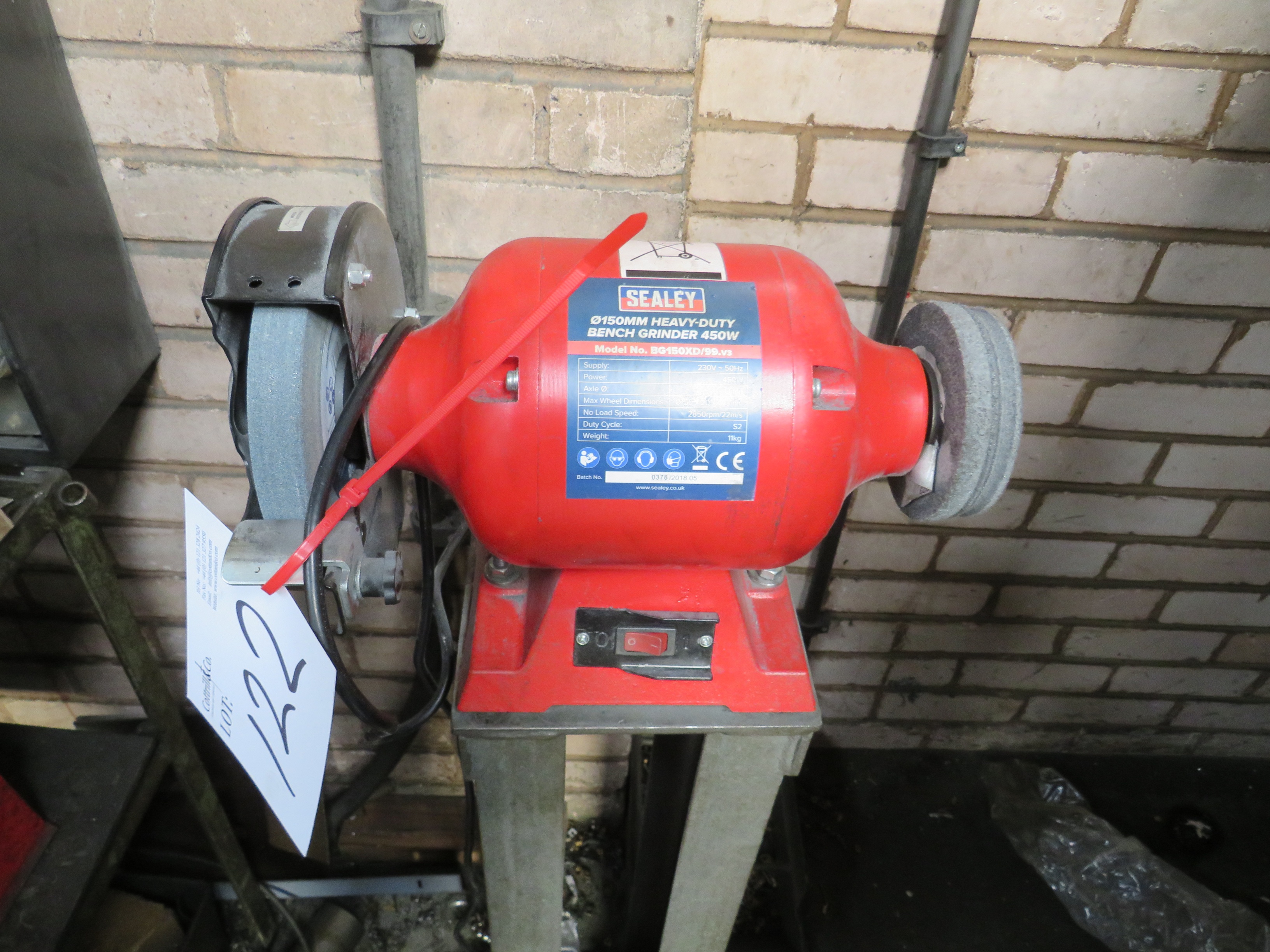 Sealey 6" Heavy Duty Bench Grinder