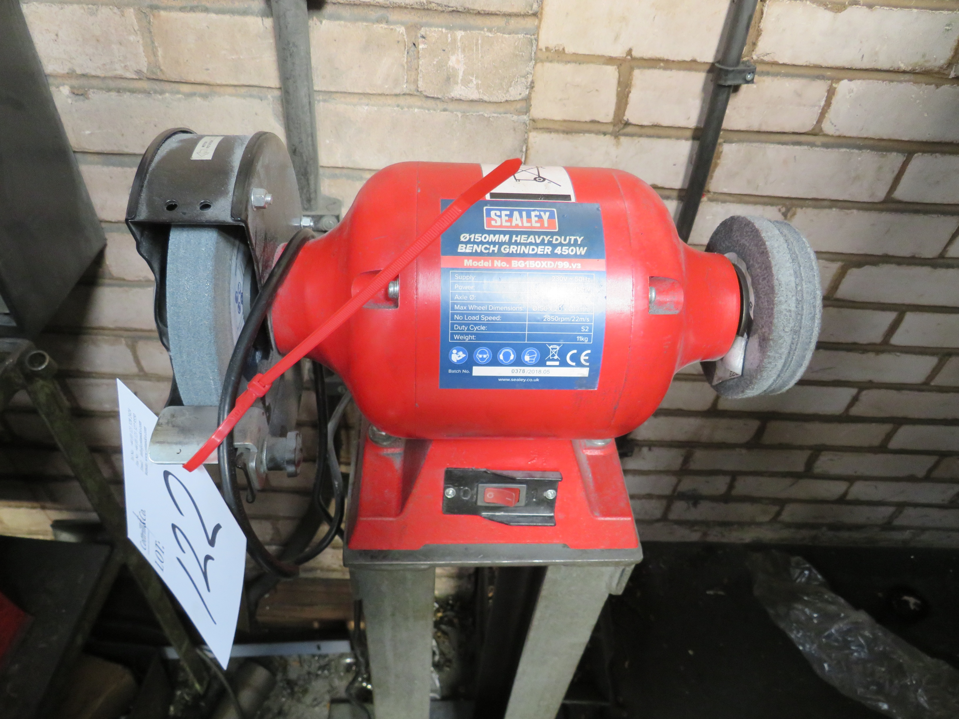 Sealey 6" Heavy Duty Bench Grinder