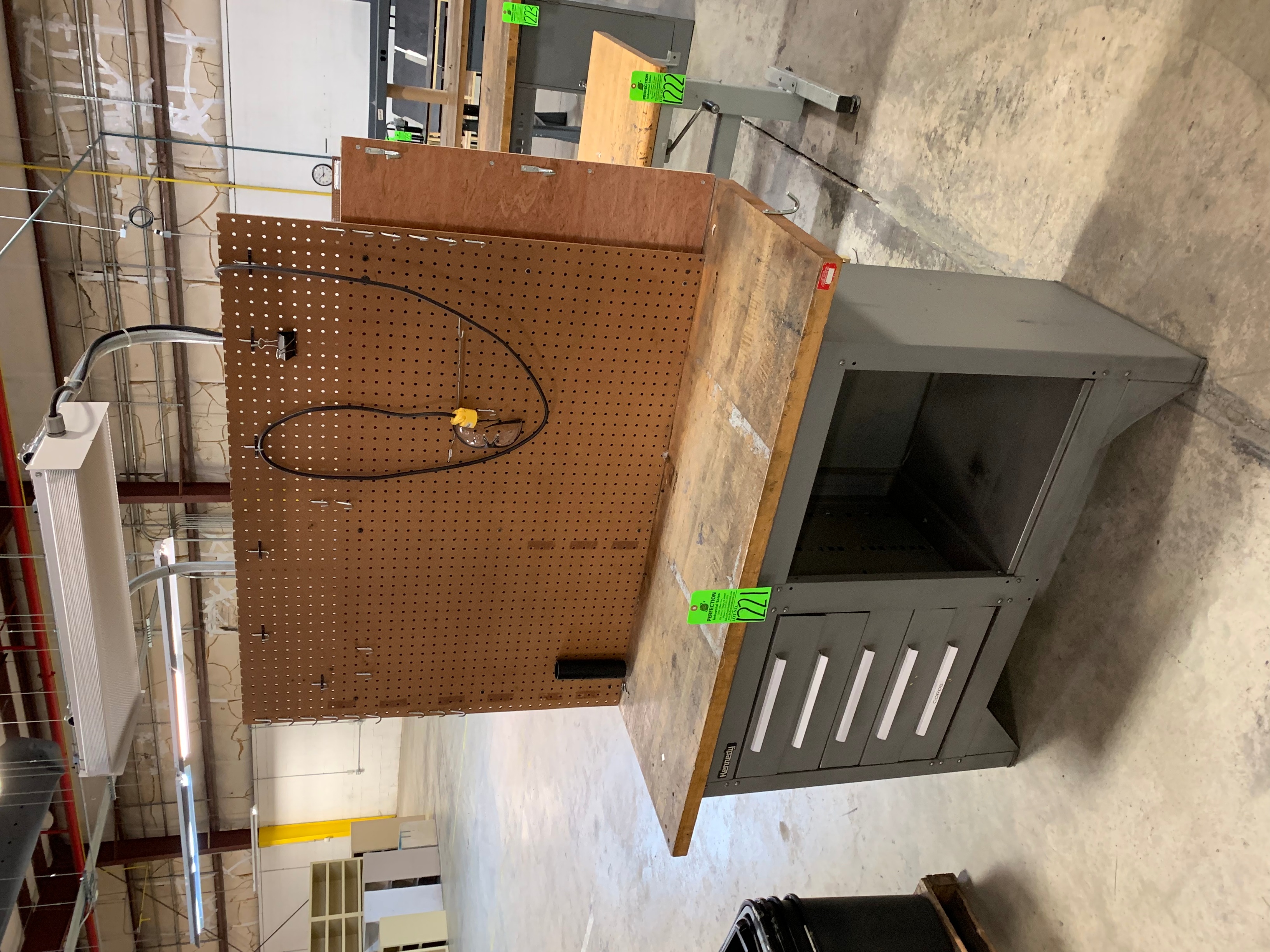 Kennedy Work Bench w/ Wood Top, 20" x 54"