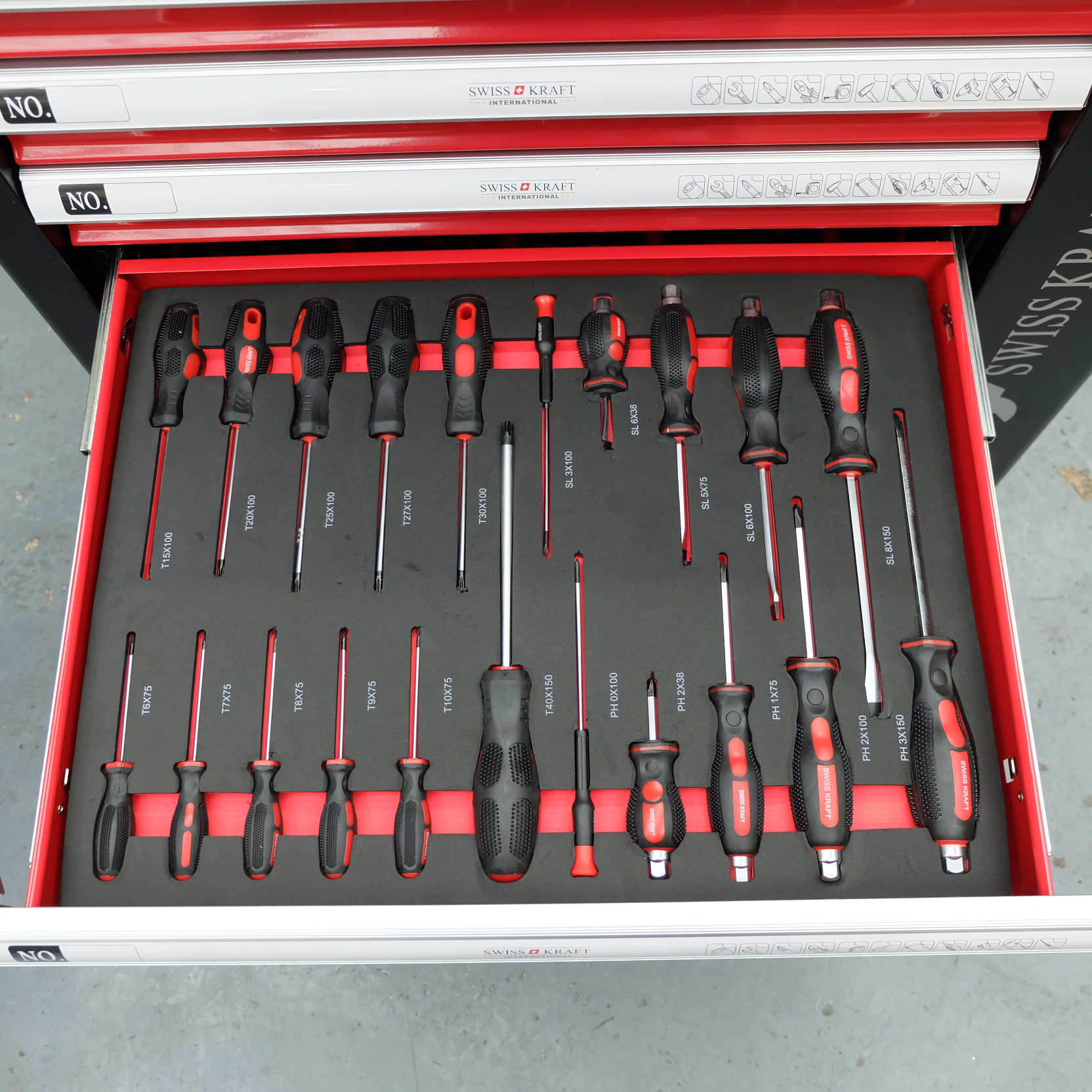 Swiss Kraft 7 Drawer Mobile Tool Cabinet