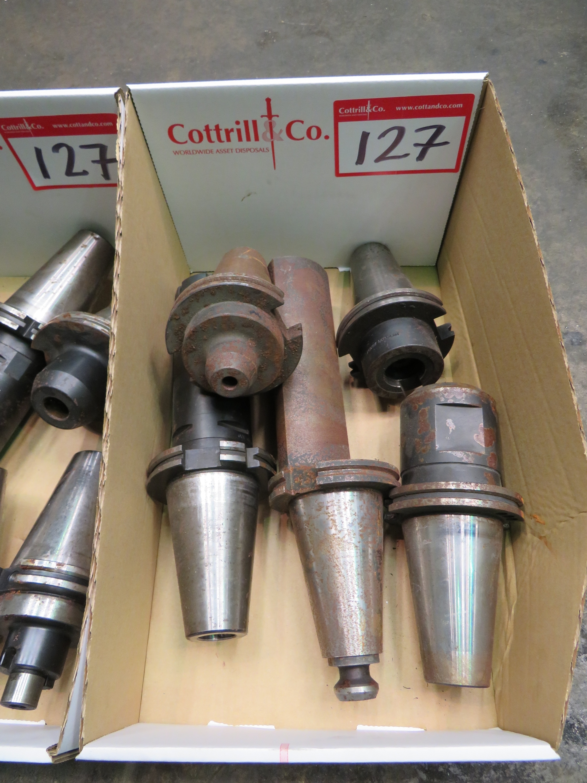 (4) Boxes of CAT50 Tooling