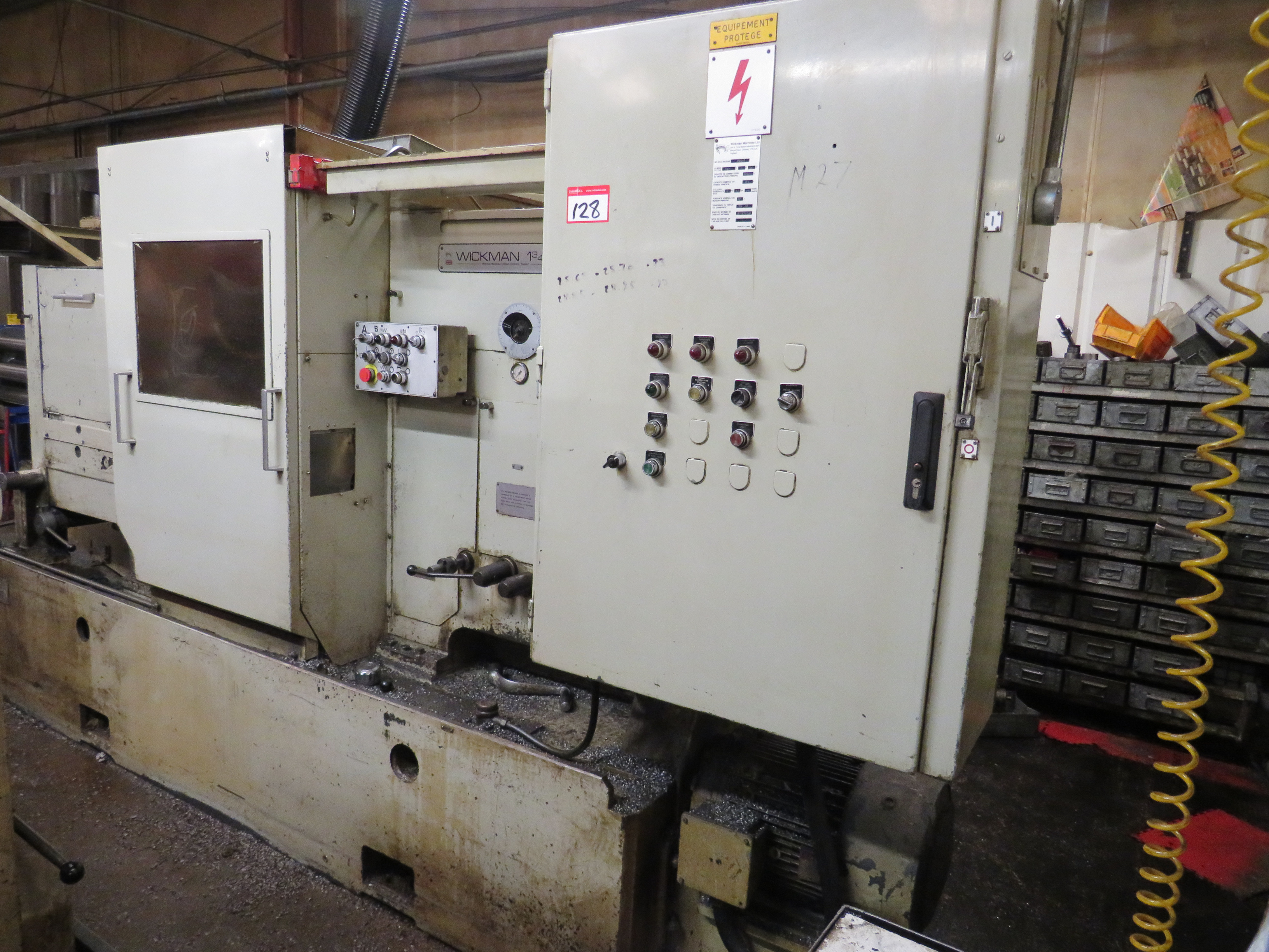 Wickman 1 3/4" x 6-Spindle Bar Automatic Lathe