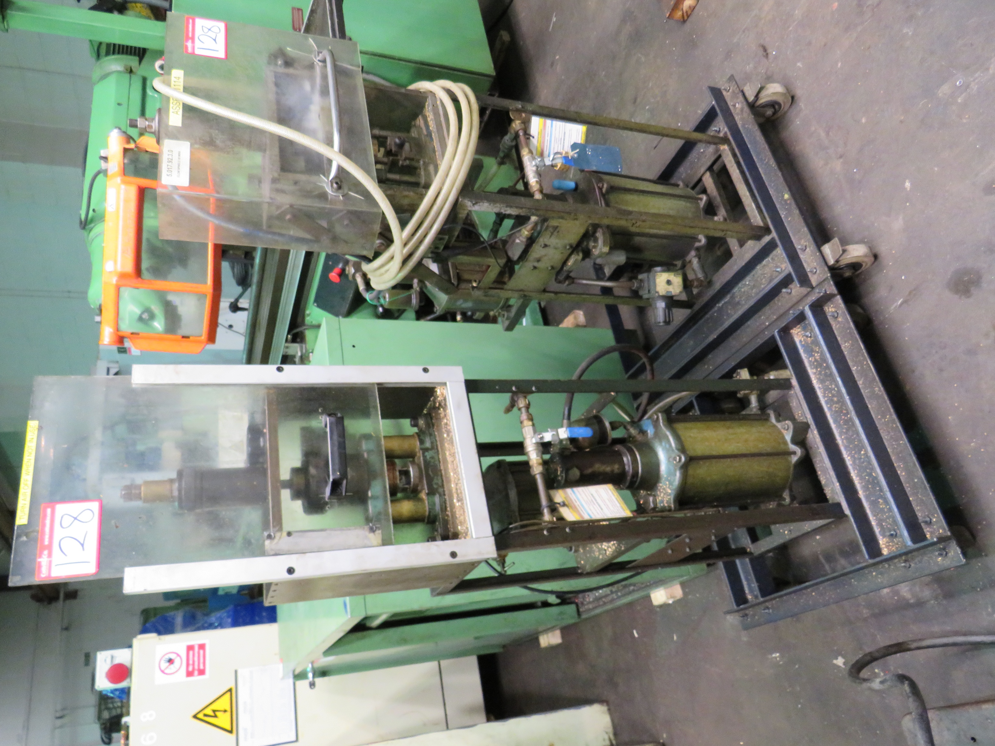 2 x Small Pneumatic Portable Presses