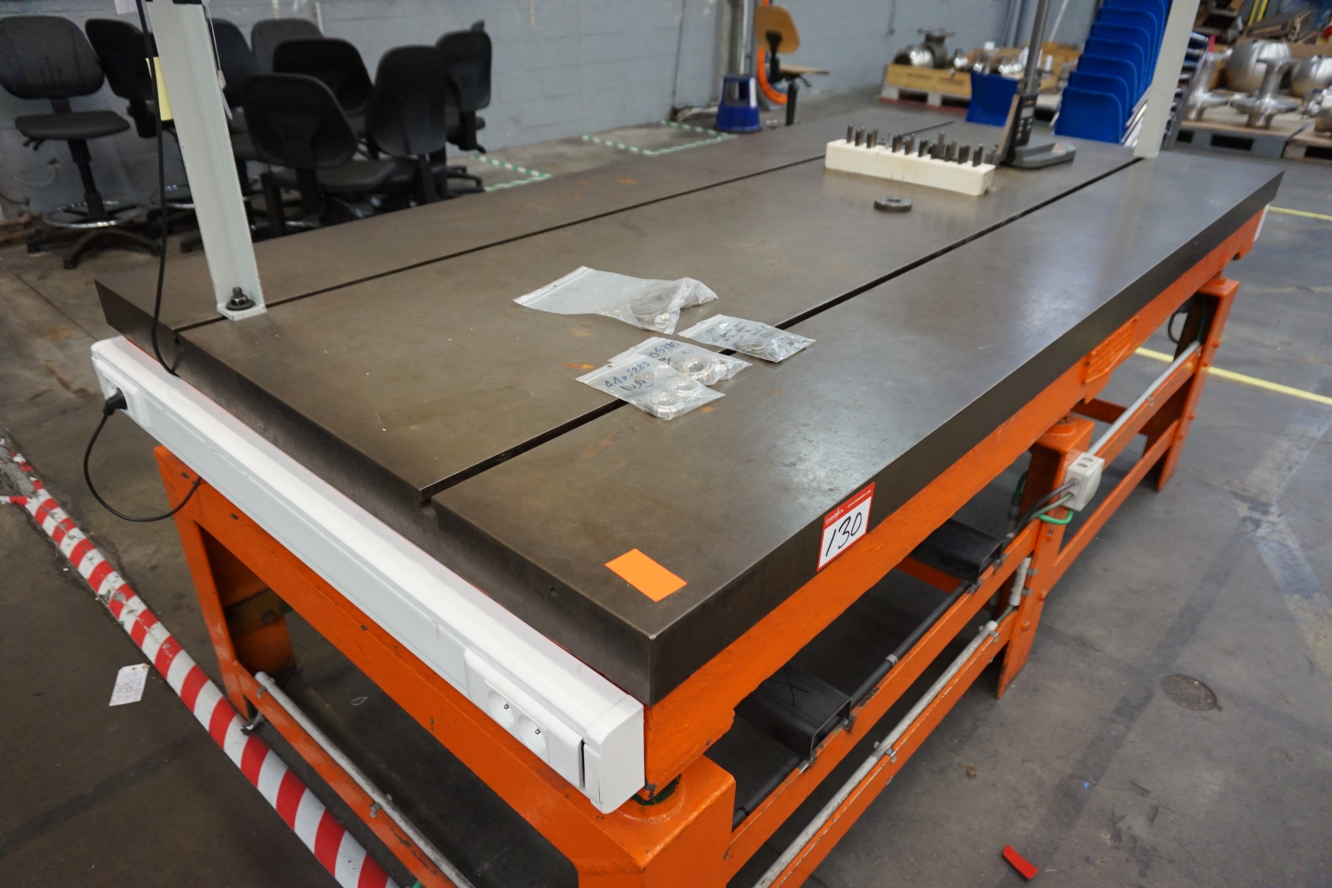 Steel Table with Height Gauge 2460mm x 1240mm